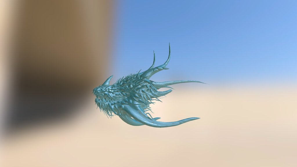 Blue Dragon Experiment - 3D model by A.A. (@sleepyday) [eeddeb8 ...