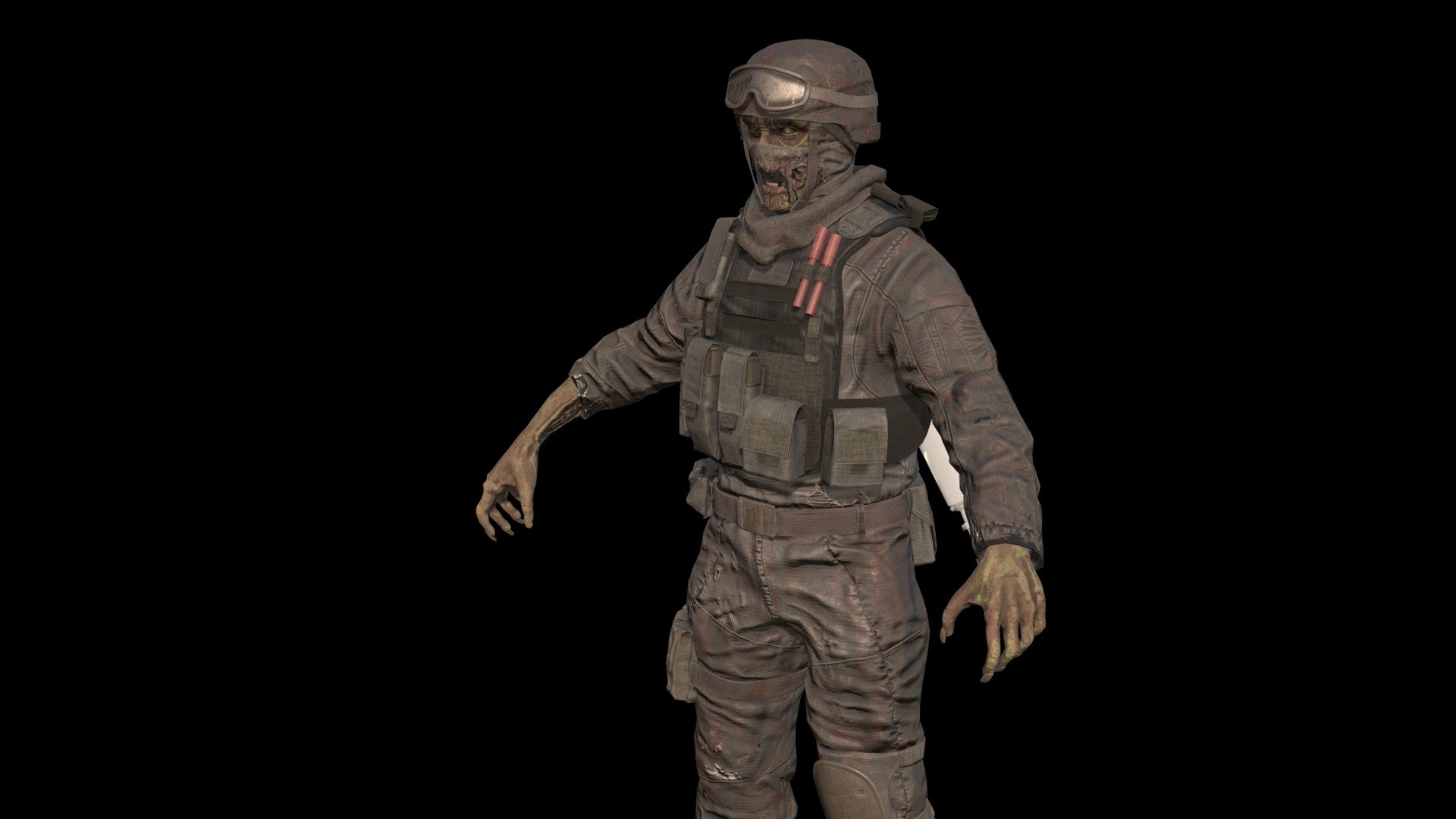 Zombie_Soldier2 - Buy Royalty Free 3D model by dremorn [eee04f0 ...
