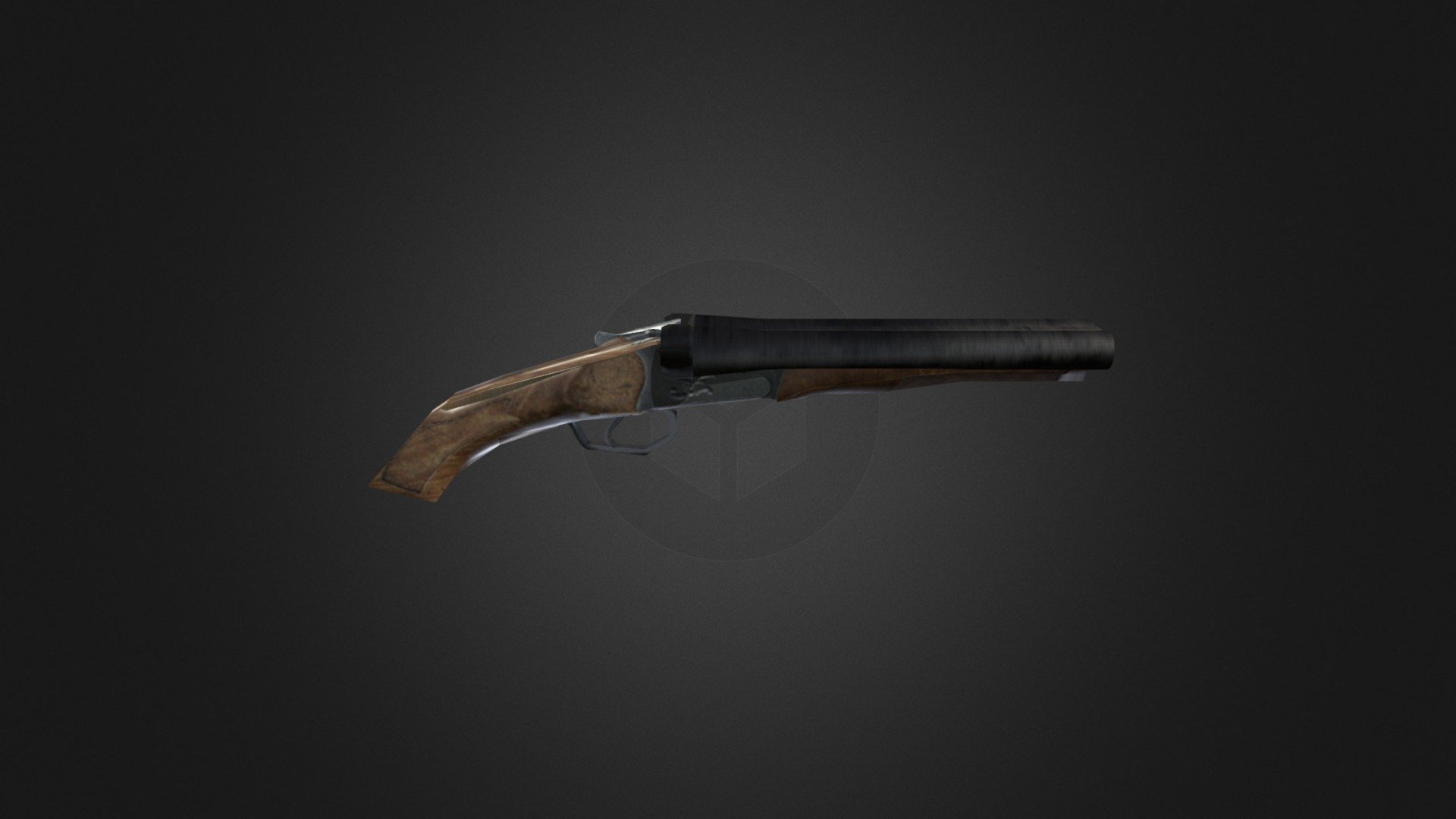 PSX Sawed-Off Double Barrel Shotgun - 3D model by SaukrDev [eee3c12] - Sketchfab