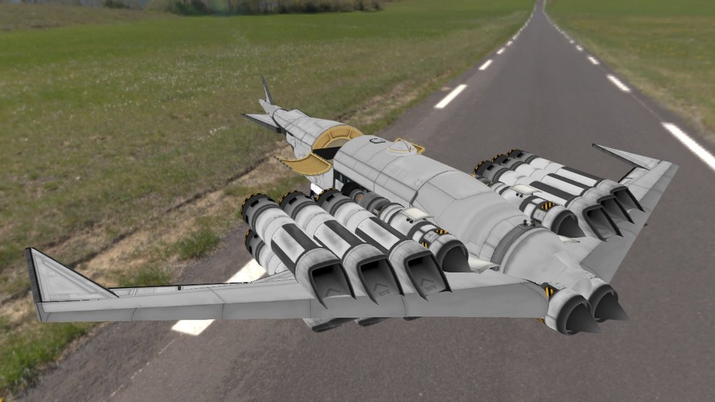 Rayjack Space Plane - 3D model by Jett Quasar (@jolly_roger) [eee59e6 ...