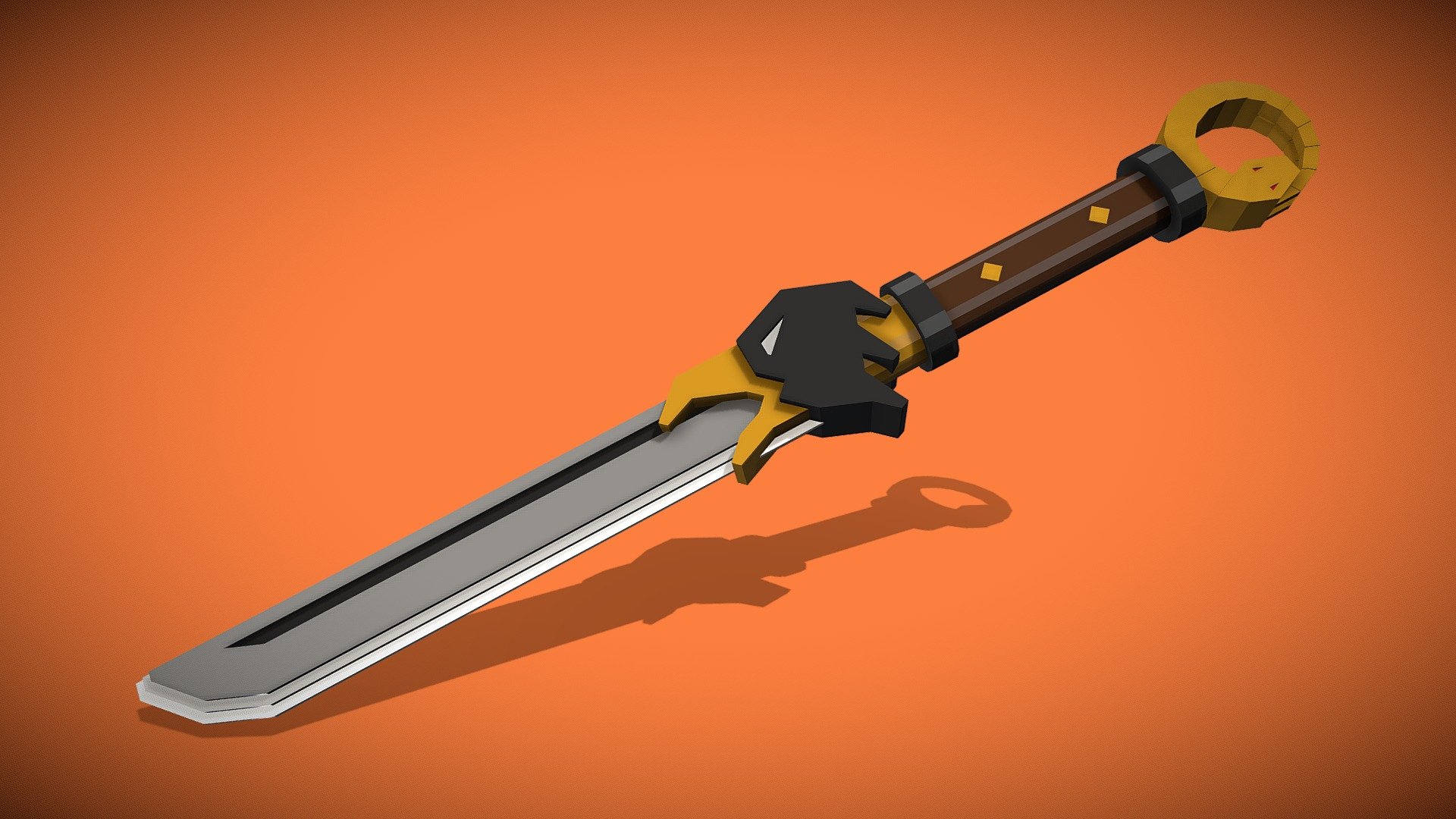 Dagger (Desert Theme) - 3D model by V-Artistry (@Vahlgoul) [eee7e43 ...