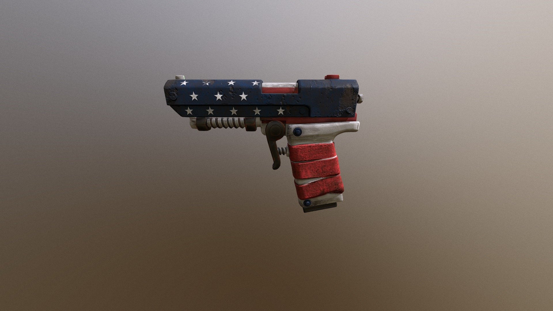 Freedom Semi Automatic Pistol - 3D model by ClownMeister [eee8775 ...