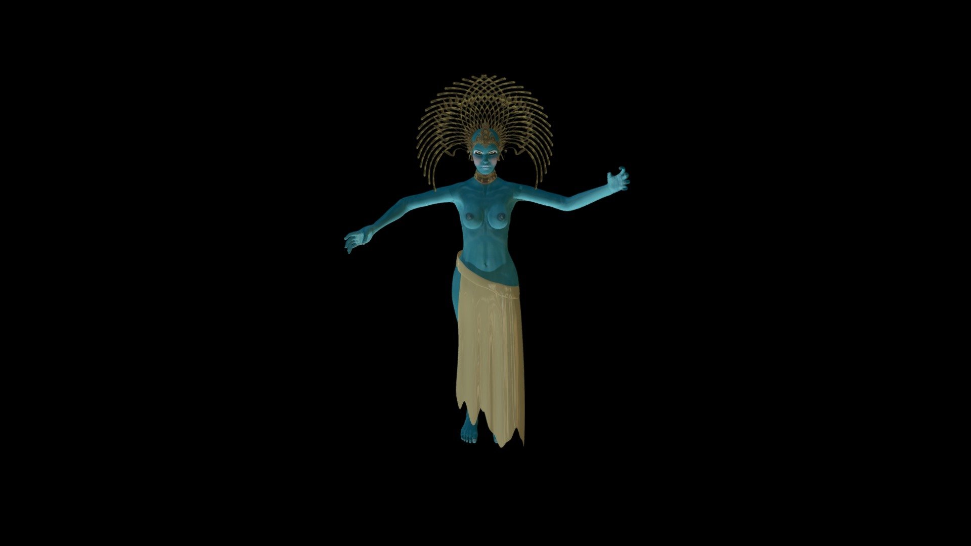 Kālī - 3D model by Namira Abdulgani (@namiralalala) [eee8fc8] - Sketchfab