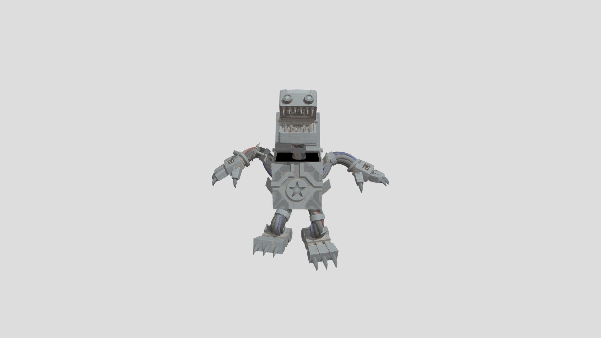 RobotBoxyBoo - Download Free 3D model by Oggydoggy15 [eee90b8] - Sketchfab