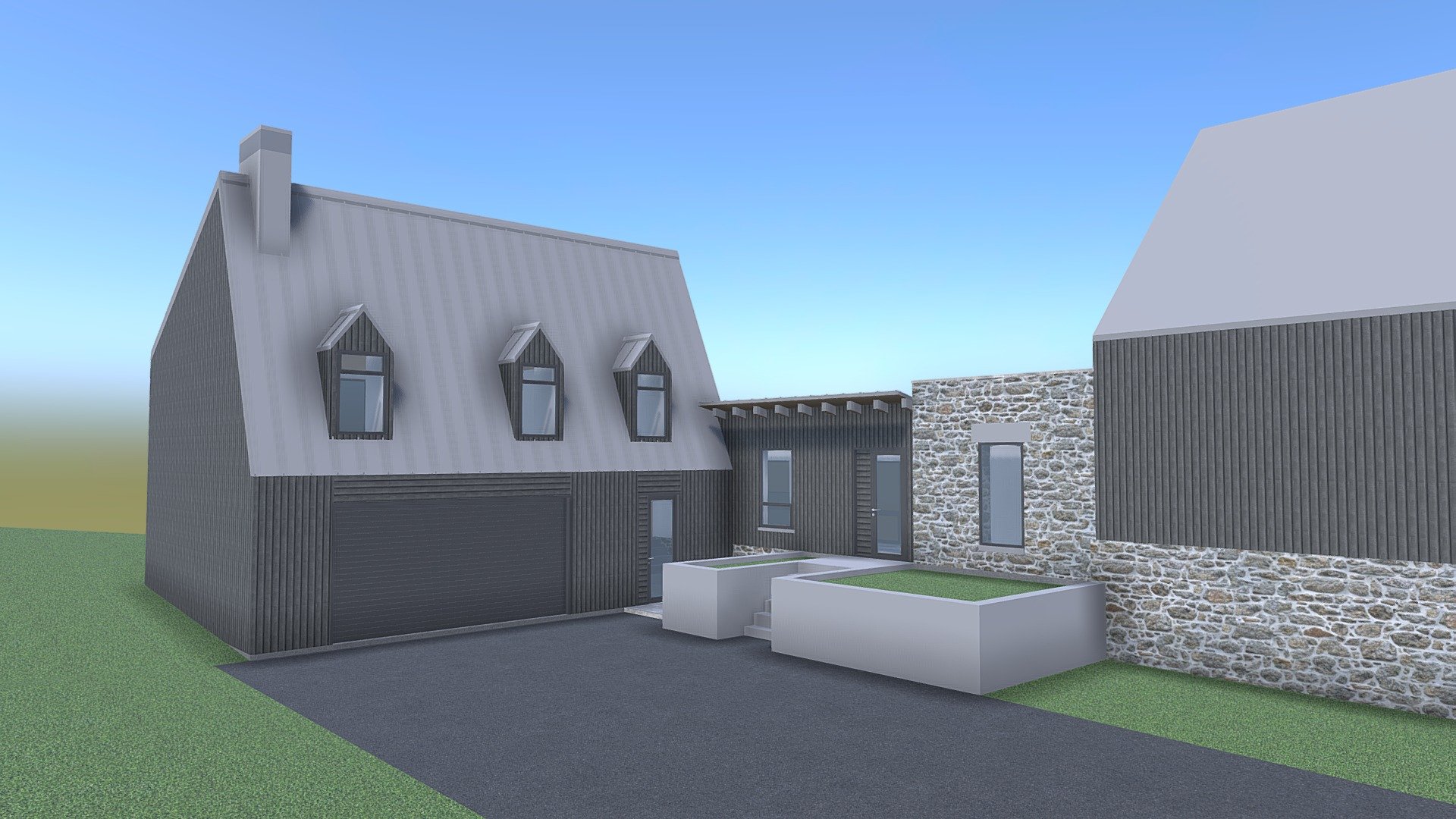 11-58 longhouse 02-21_2023_GARAGE_YK - 3D model by Cadaxx Design ...