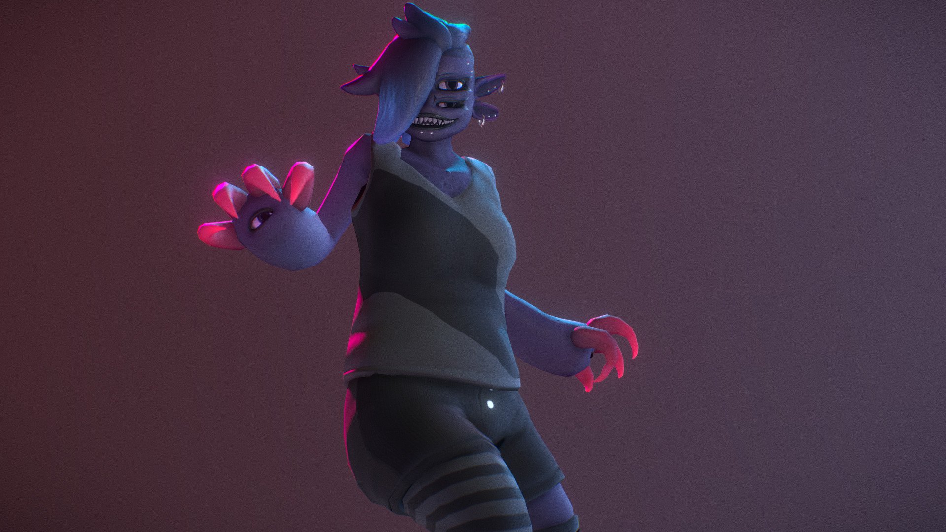 Squid - VRChat - 3D model by ribboncable 🎀 (@ribboncable) [eeece70 ...