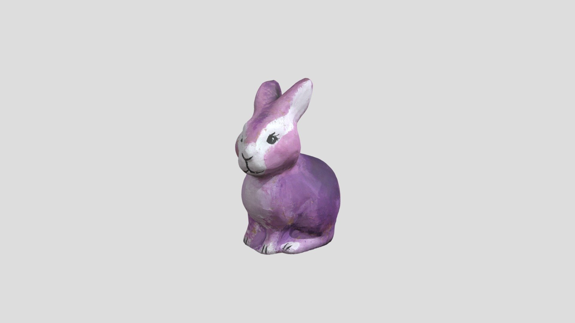 Photogrammetry Shoot- Paper Mache Rabbit - Download Free 3D model by ...