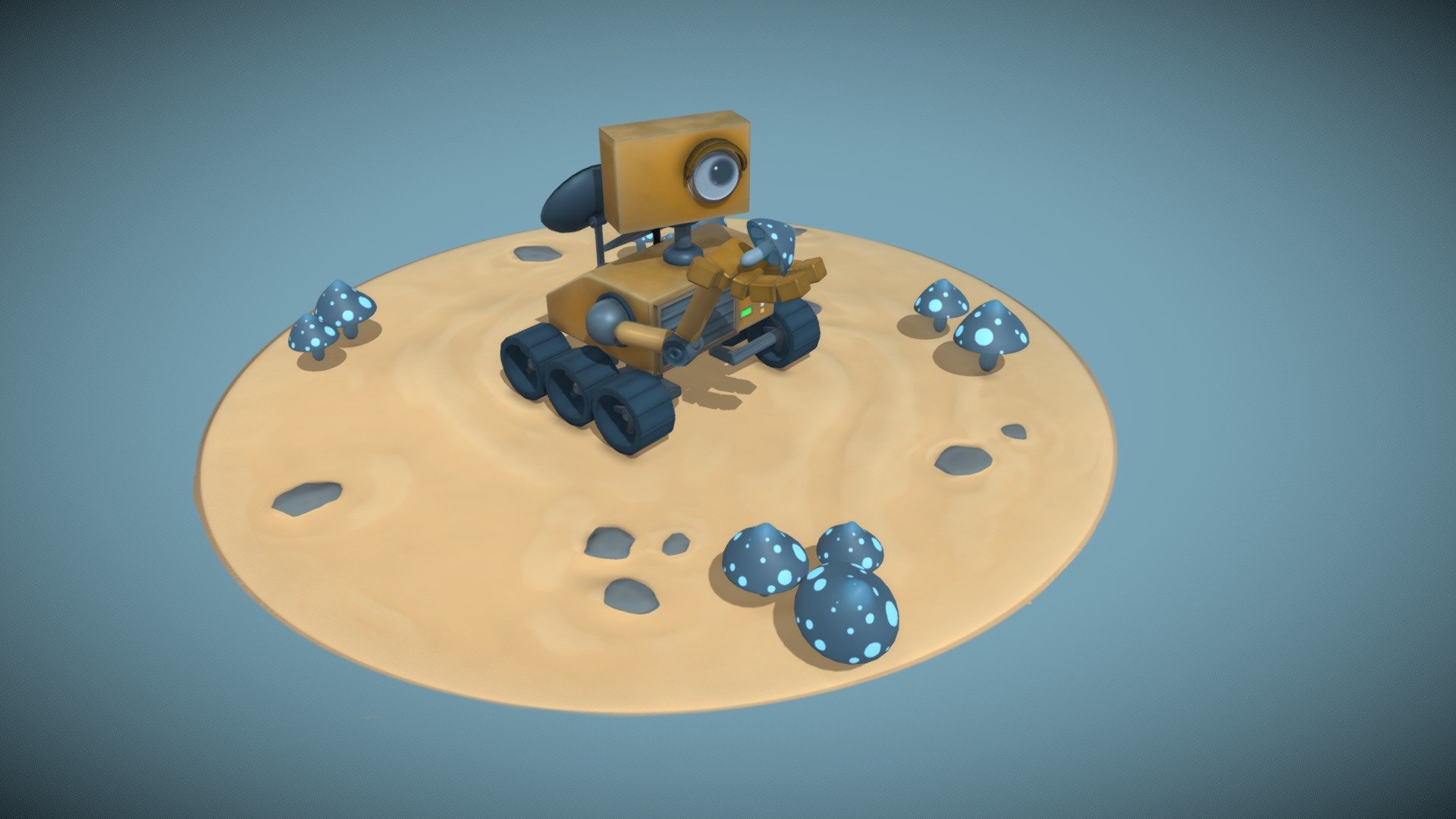 Rover Robot - 3D model by chae30 [eeede1b] - Sketchfab