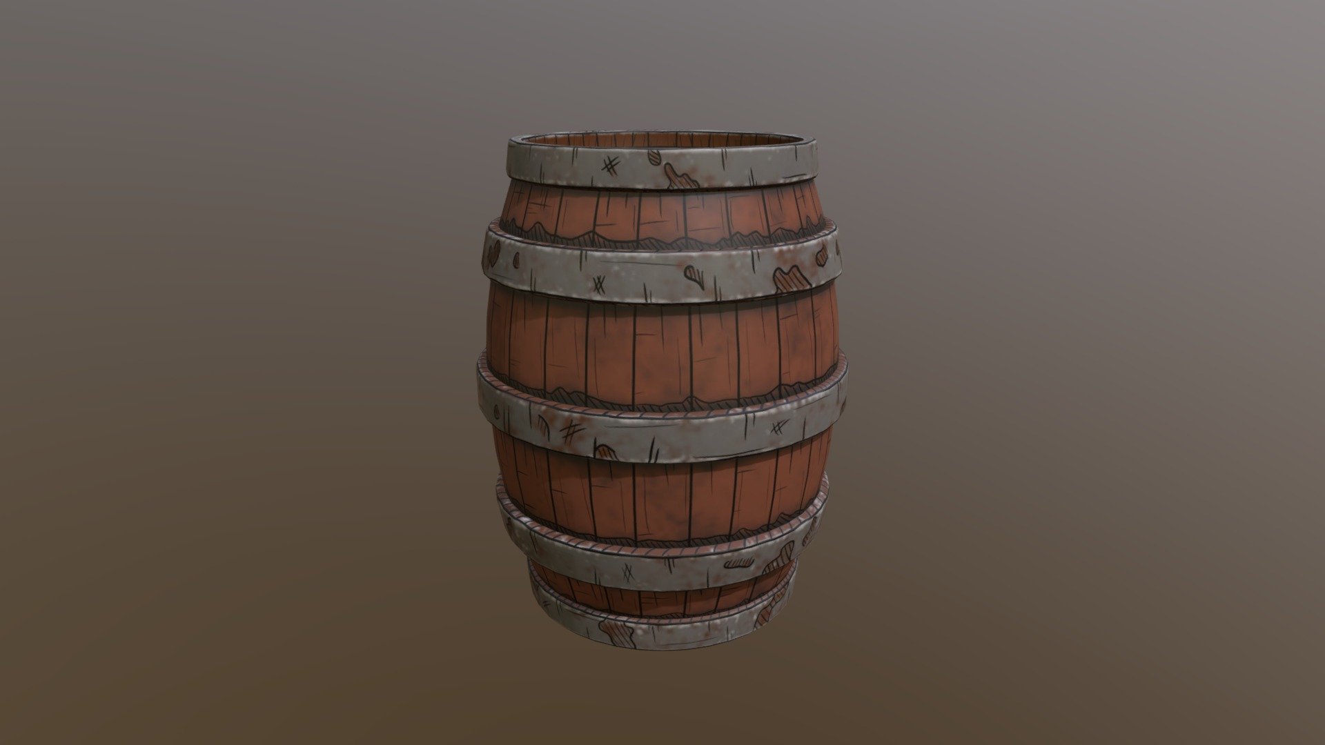 Barrel Asset for Cowgirl Crusade - 3D model by Anakin_Kaldy [eeeea66 ...