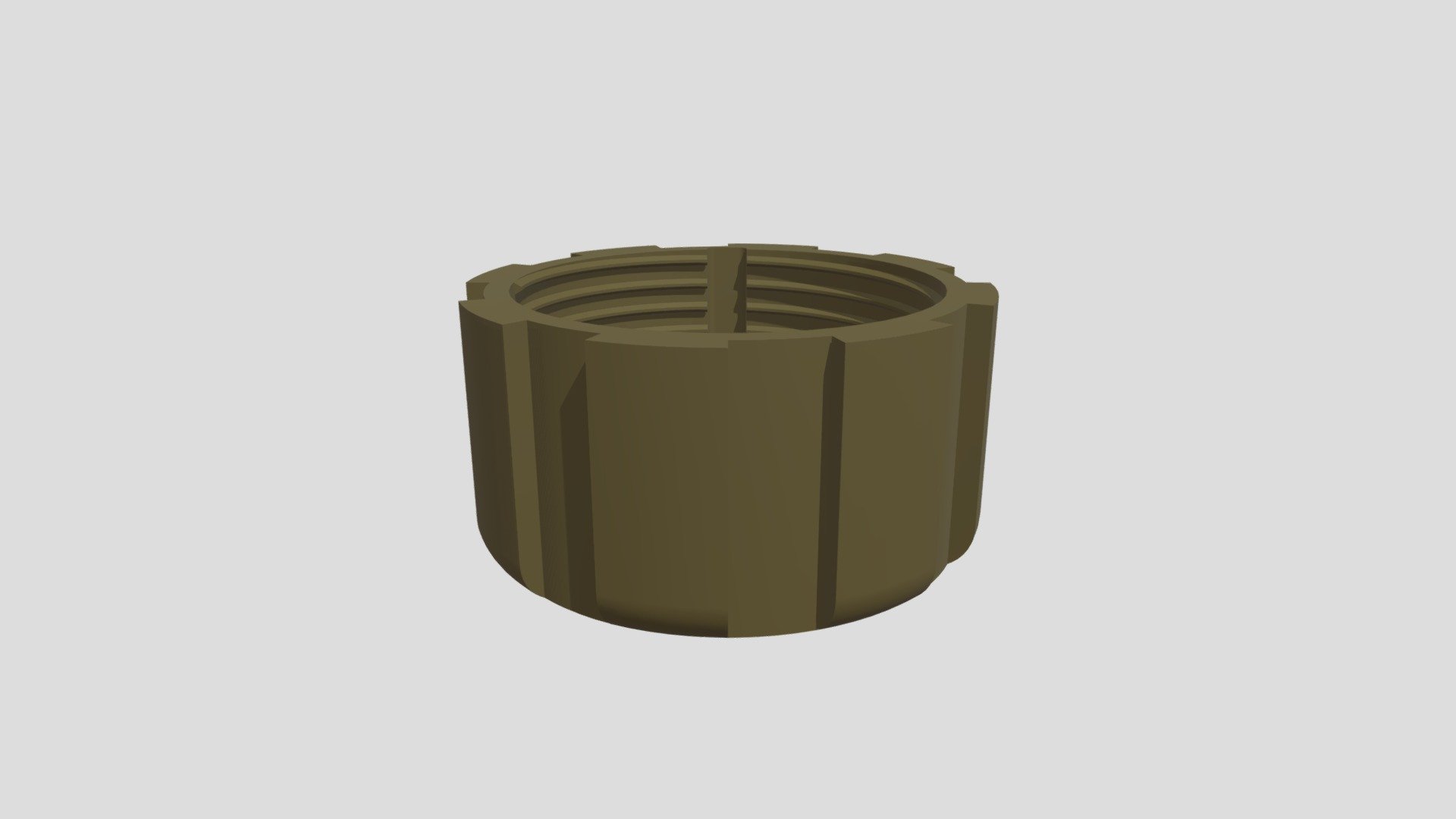 43 8mm Gas Cap - 3D model by realmsek [eeeec6f] - Sketchfab