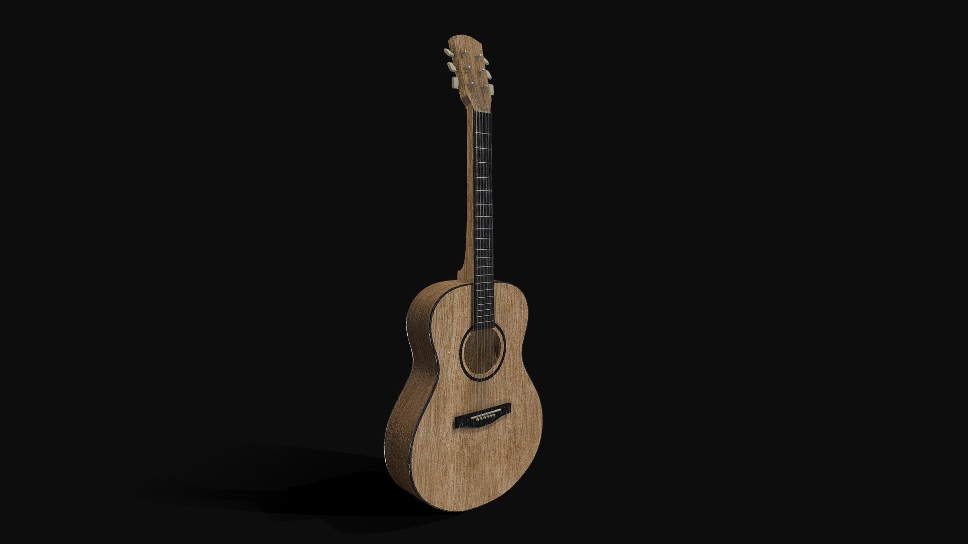 Acoustic Guitar - 3D model by Fri13day_Product [eeefce9] - Sketchfab