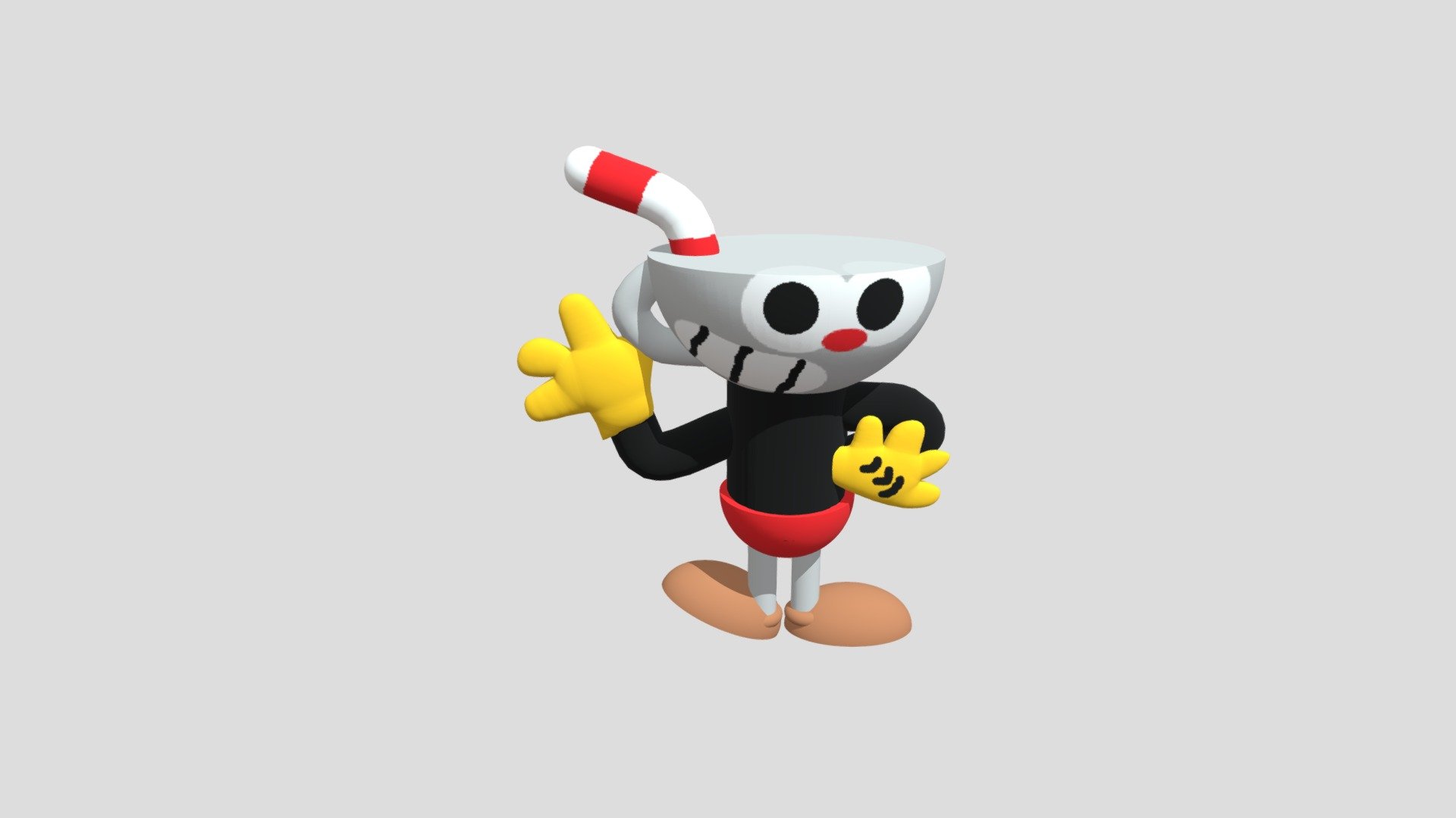 Cuphead - 3D model by tatertot48 [eeefffa] - Sketchfab