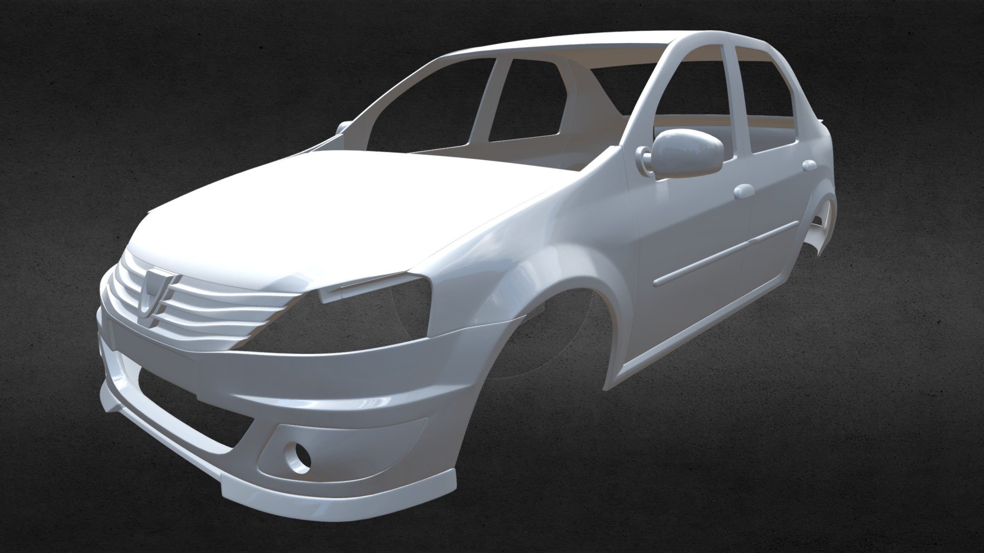 DACIA LOGAN 1/10 FULL BODY - 3D model by B-48-MFJ (@andreisimion77087 ...
