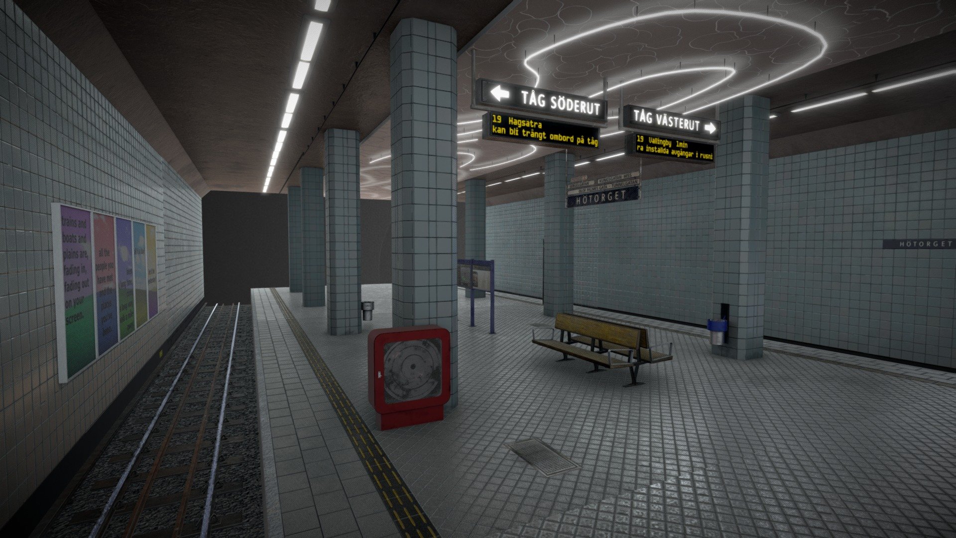 subway station - hötorget - Buy Royalty Free 3D model by DINmatin ...