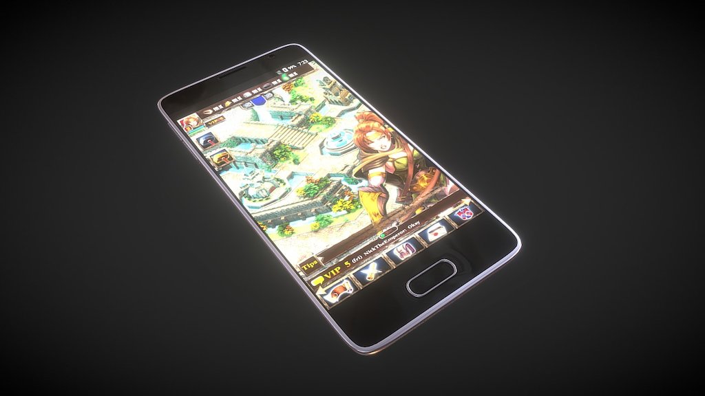 Cell Phone - 3D model by Magnaomega [eef375e] - Sketchfab