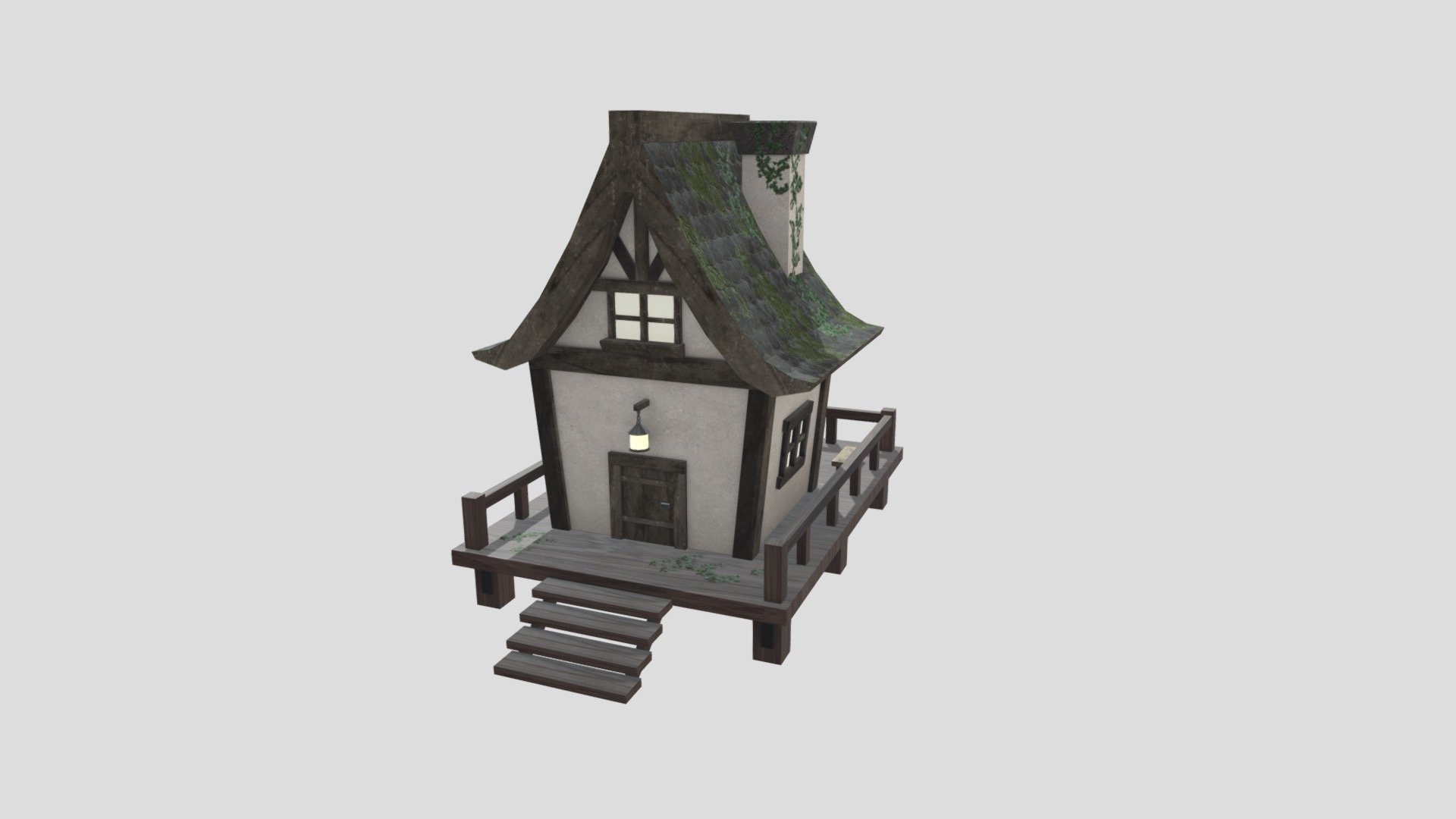 Low Poly House - 3D model by ngianna [eef3895] - Sketchfab