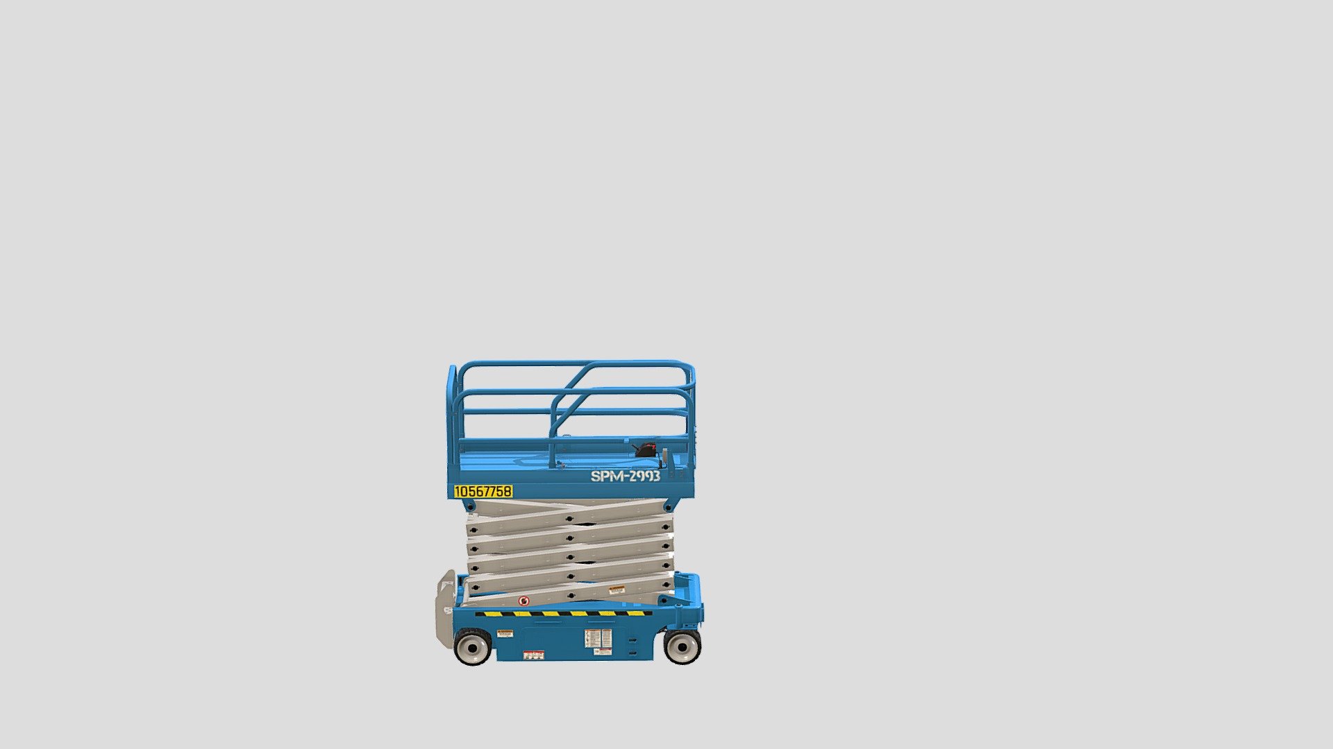 Animated Electric Scissor Lift v1 - Buy Royalty Free 3D model by ...