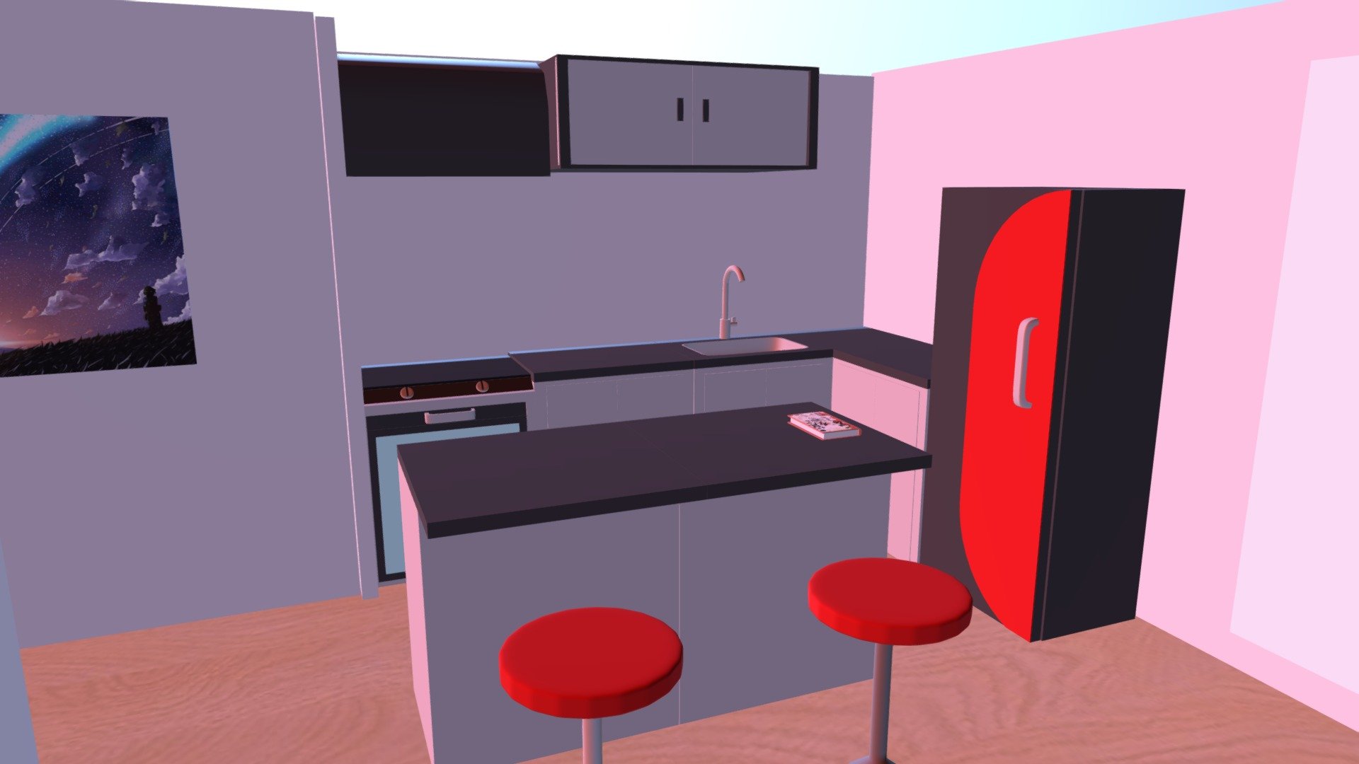 Project Weeb Room - 3D model by Kiattisak_Mameng [eef4219] - Sketchfab