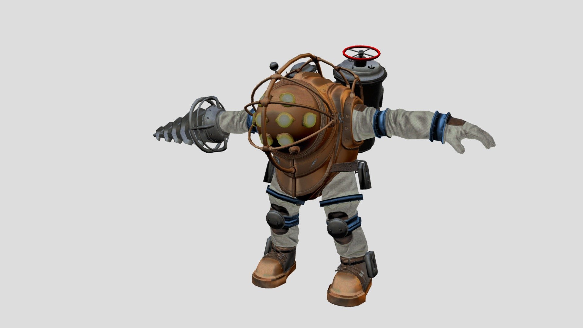 Big Daddy - Download Free 3D model by Modbuff (@CGreature) [eef46c0 ...