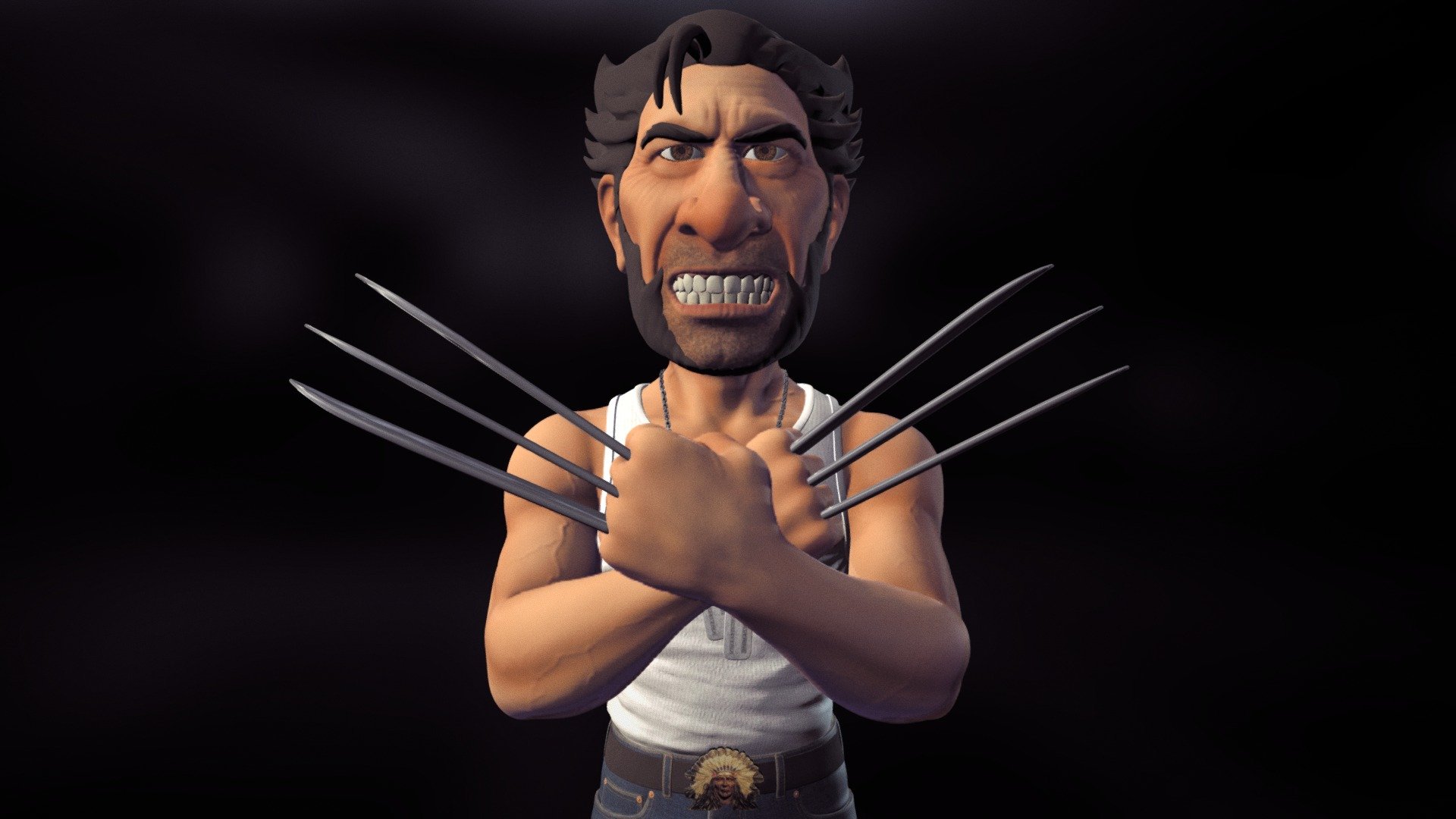 Wolverine - 3D model by MW (@mw3dart) [eef48a3] - Sketchfab