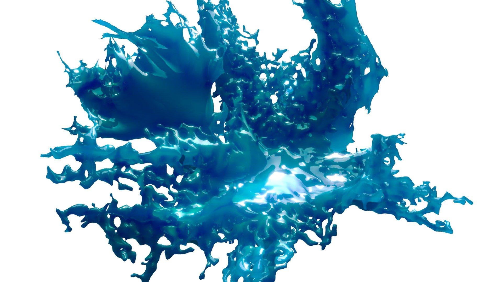 Paint Splash 02 - Buy Royalty Free 3D model by Luís Cherubini ...