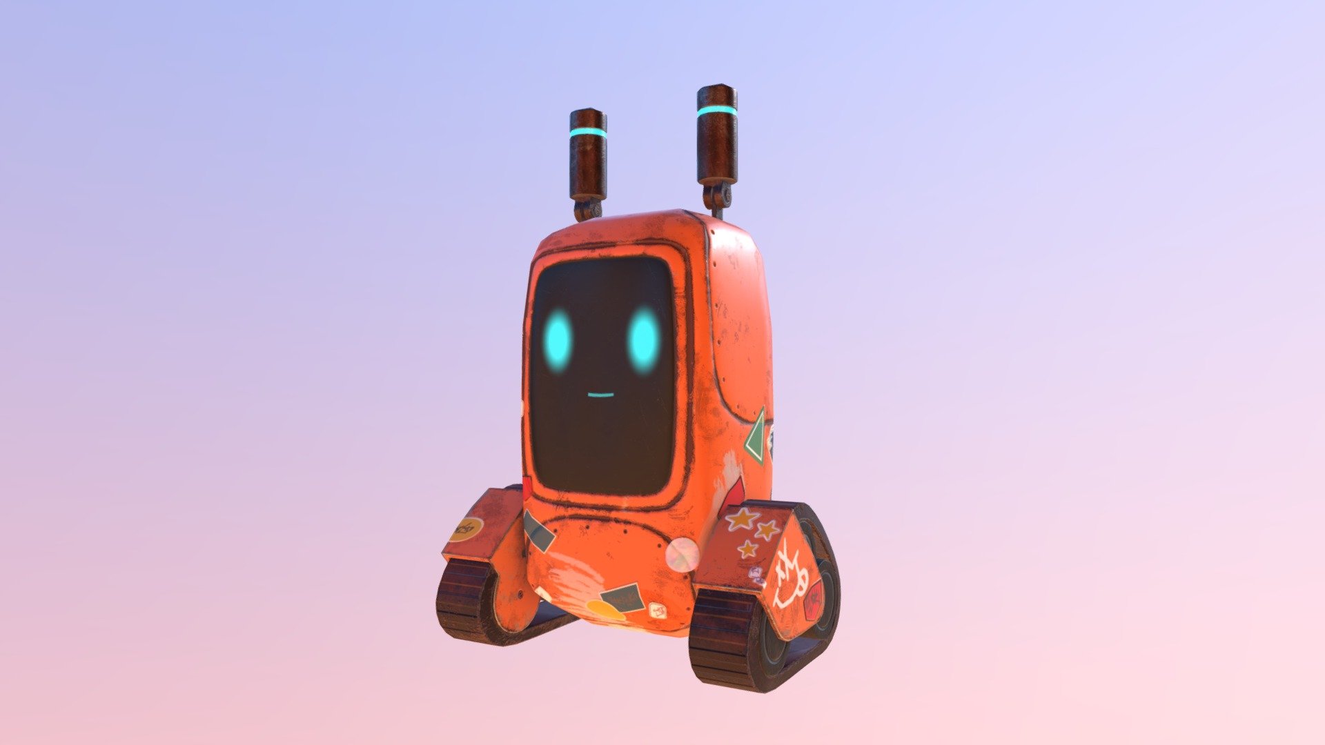 Mini Robot - 3D model by ZengMN [eef52bf] - Sketchfab