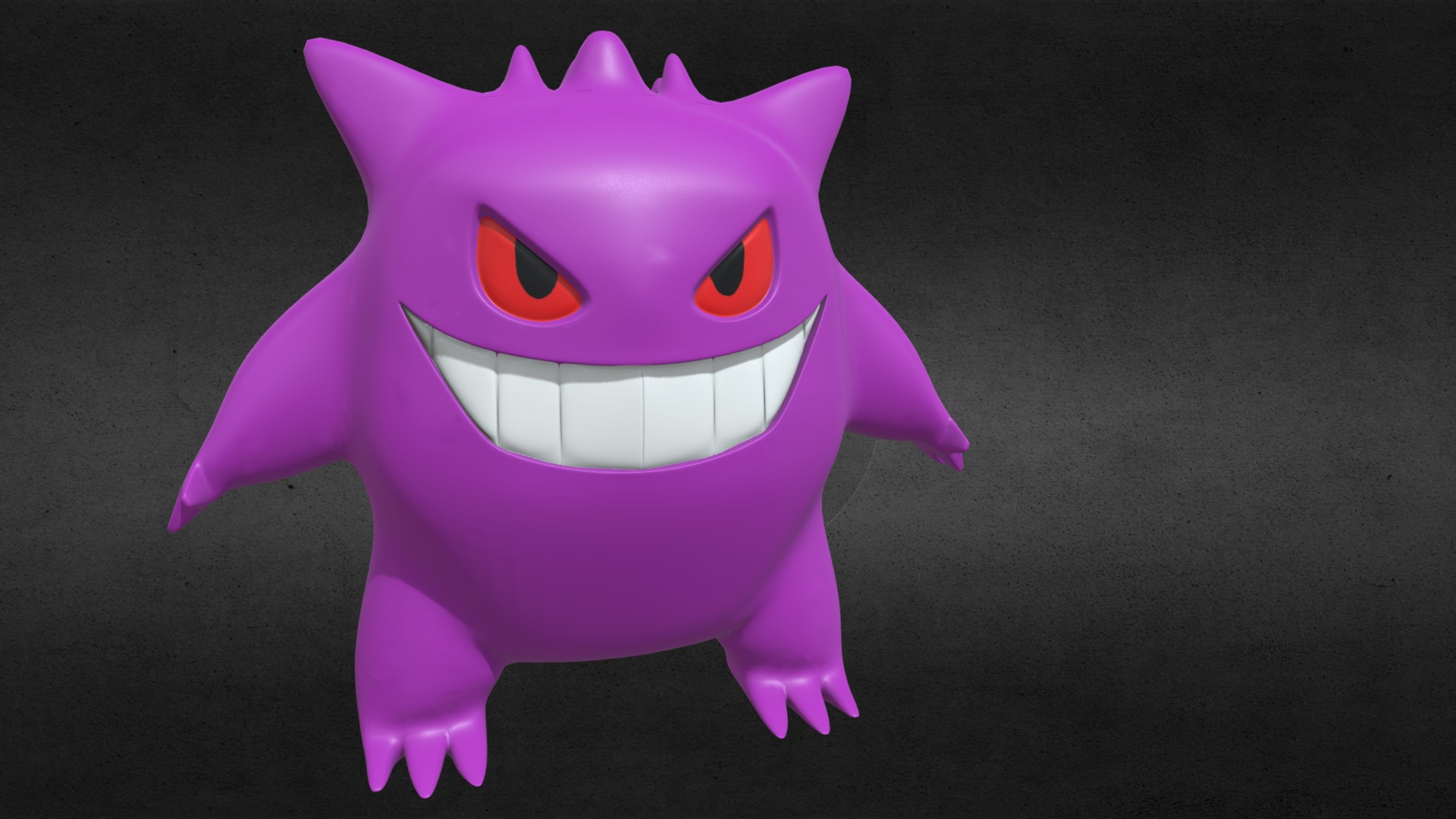 Gengar - 3D model by Karena Williams (@Karenawilliams) [eef68c4 ...