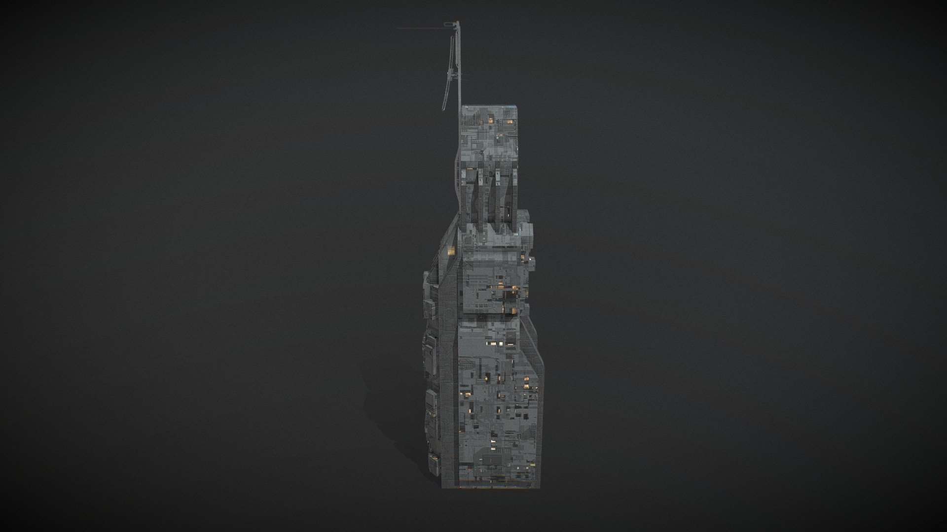 CyberPunk_Scifi Buildings 012 - 3D model by Zippy (@zhipenlee) [eef7d67 ...