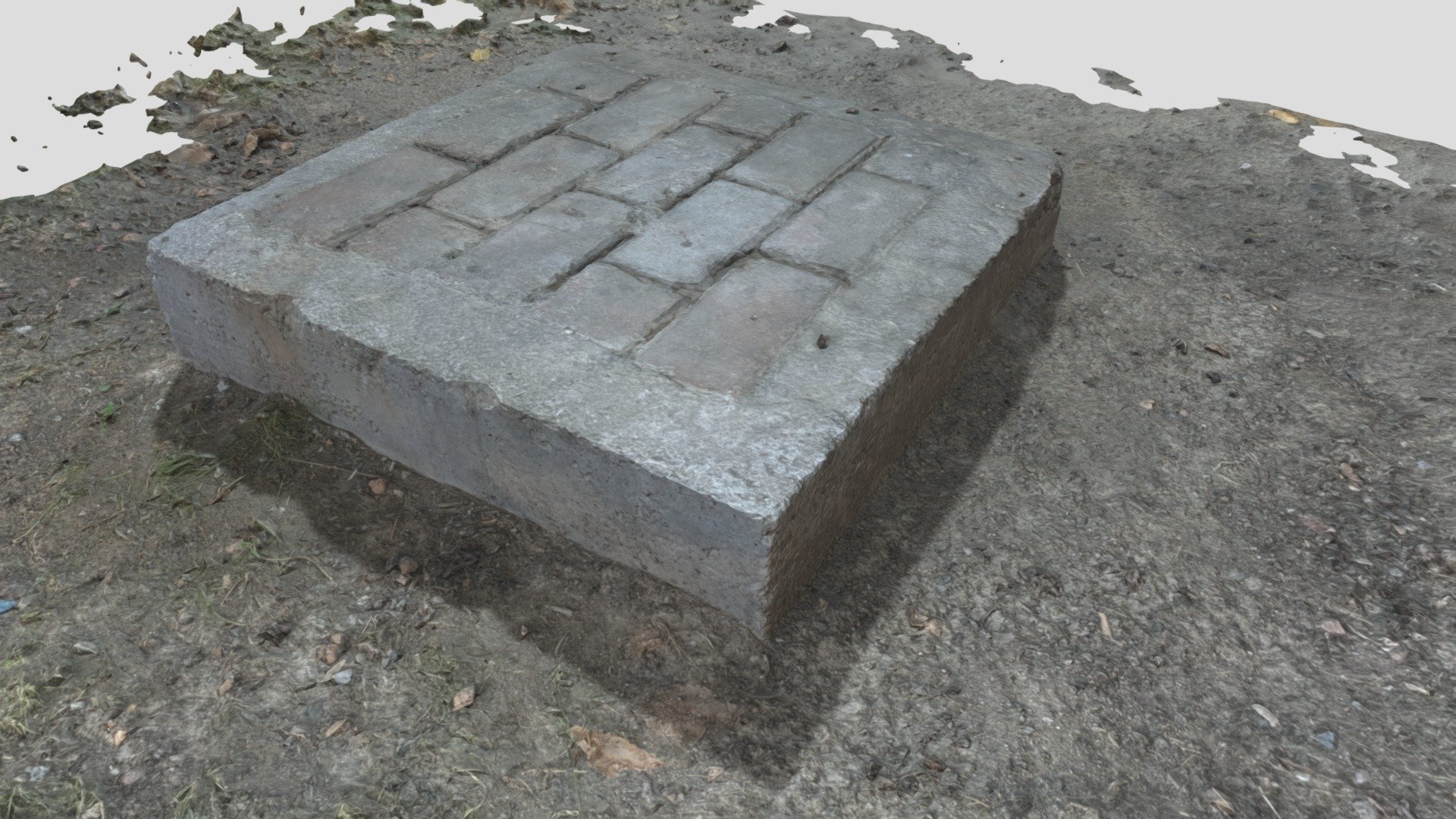 Concrete Block - 3D model by Onur Berat Bulat (@onur_berat_bulat ...