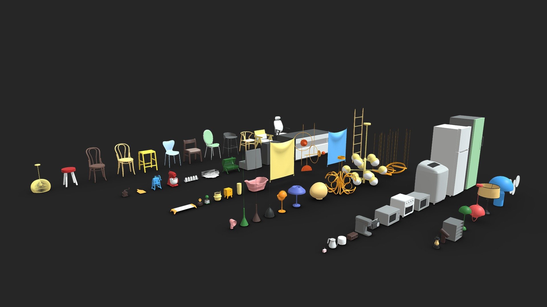 Low Poly Pack 5 - Buy Royalty Free 3D model by interior model ...