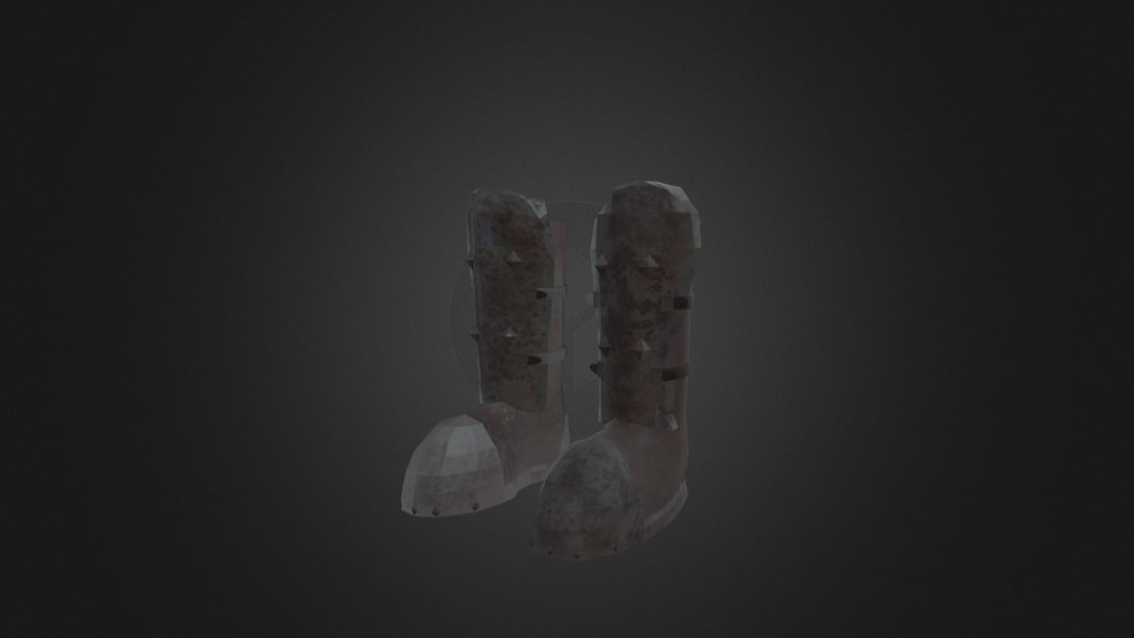 Medieval Boots - 3D model by Justin Kwan (@Rhapsodos_X) [eefa9e7 ...