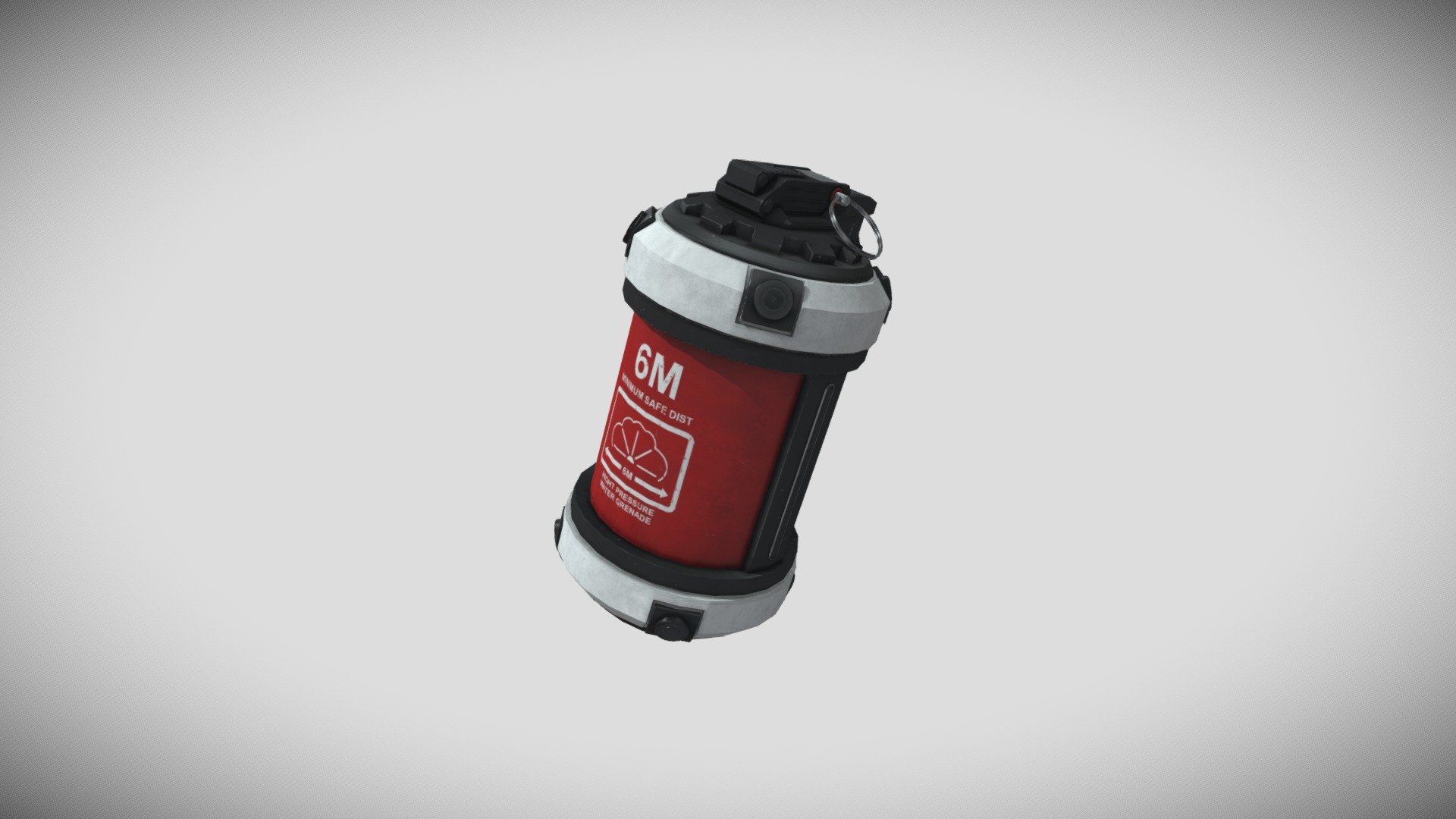 Firefighter futuristic grenade 01 - 3D model by lucas_aubourg (@lucas ...