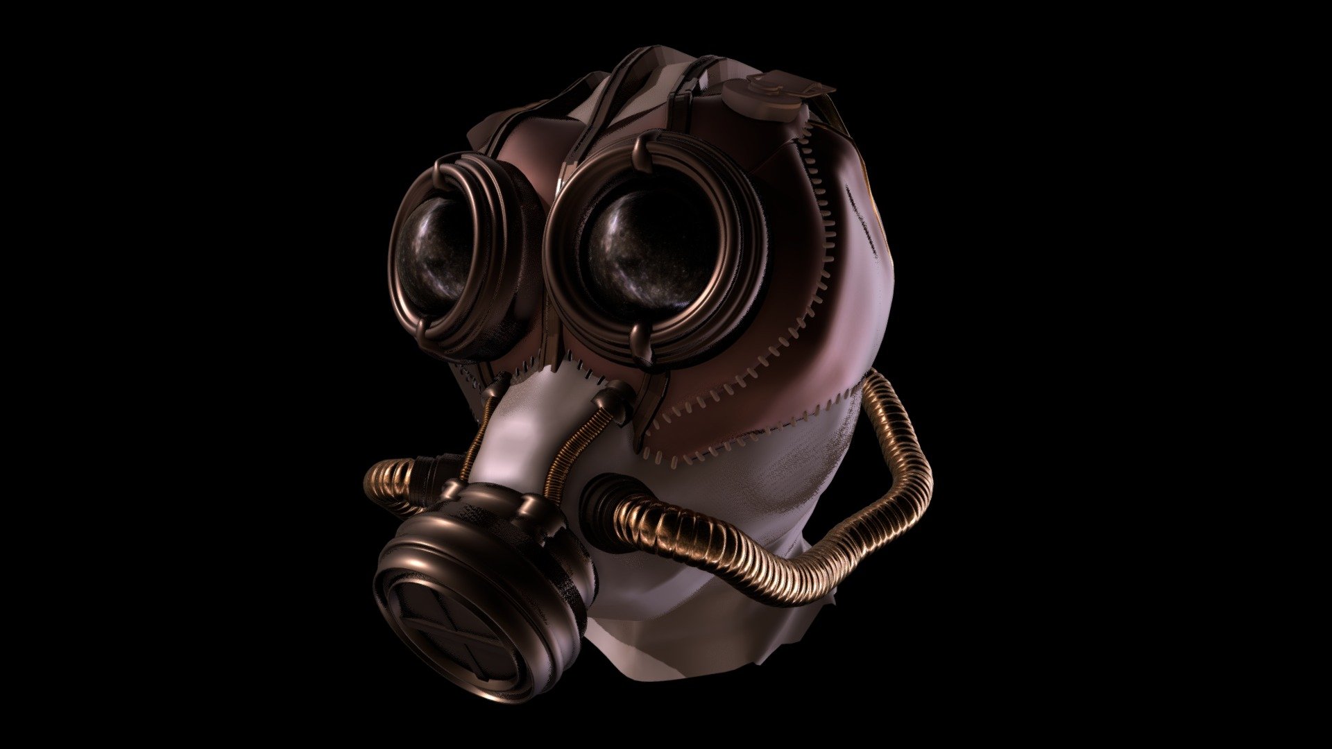 Steam Punk Gas Mask - 3D model by spookypanda1020 [eefbf55] - Sketchfab