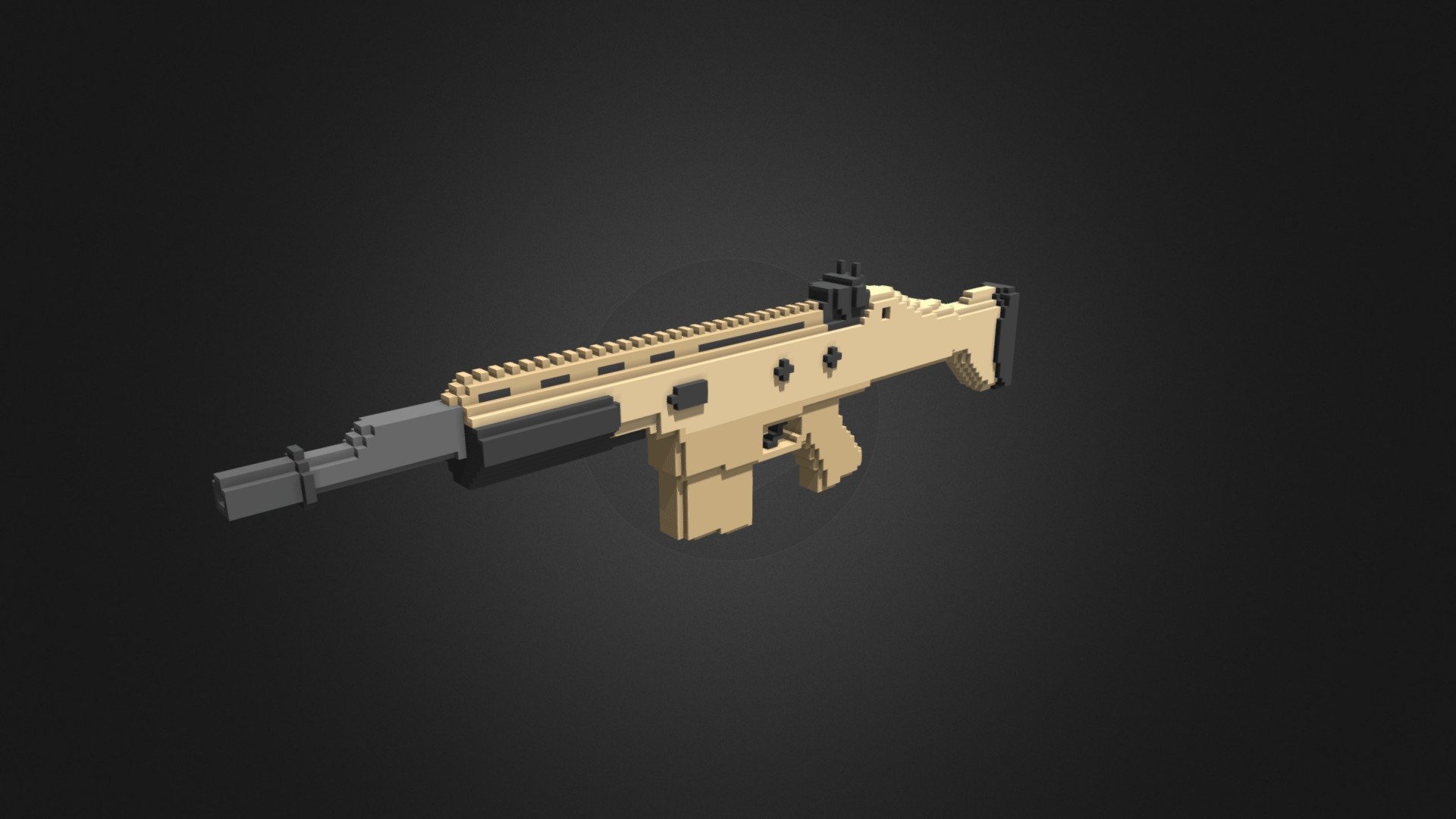 SCAR-H - FOR SALE - 3D model by aDrew (@DrewMagic21) [eefd383] - Sketchfab