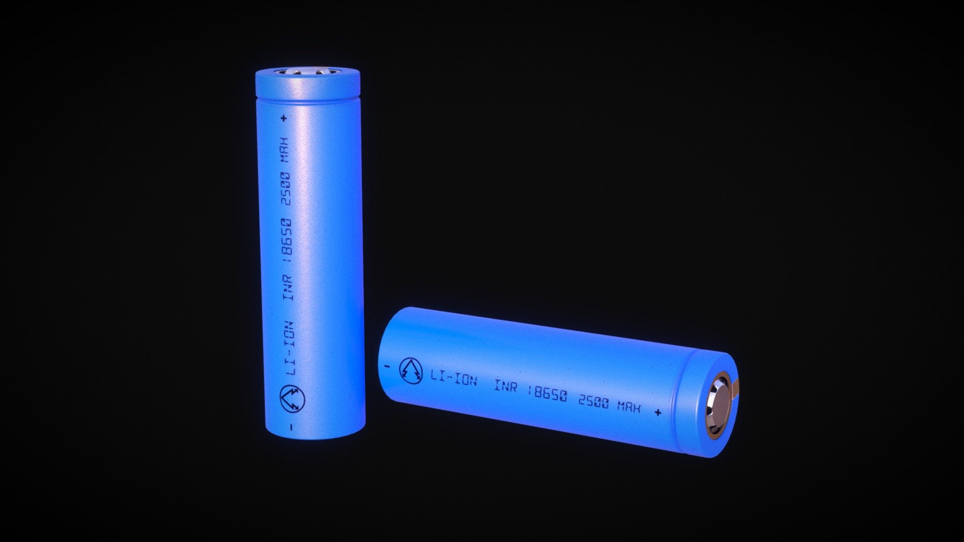 Li-ion 18650 (MidPoly) - Download Free 3D model by damir CGI (@damir ...