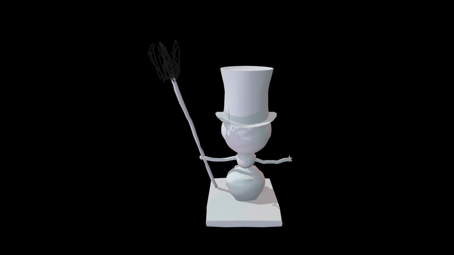 Snowman w - 3D model by Hao (@yeezihao) [eeff270] - Sketchfab