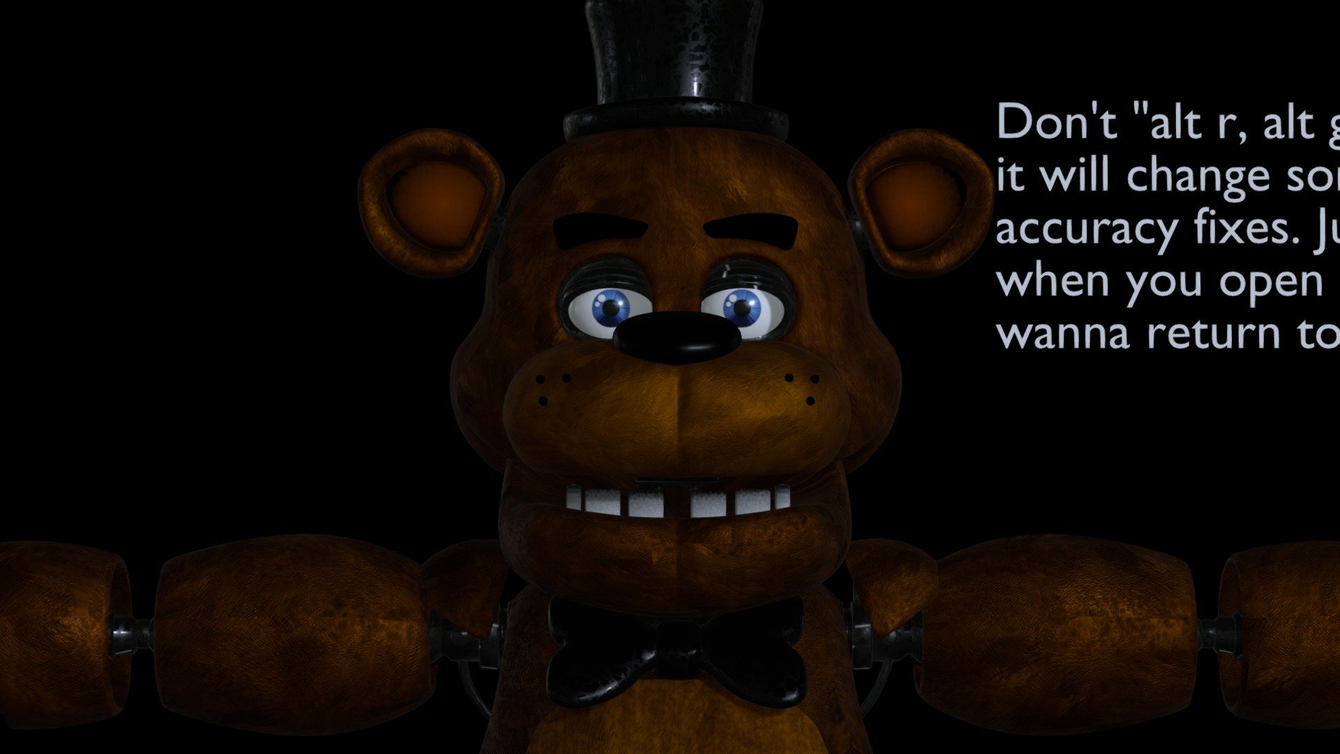 Team VR Freddy Fazbear - 3D model by PFGFromYT (@fnafgamerreeeeee ...