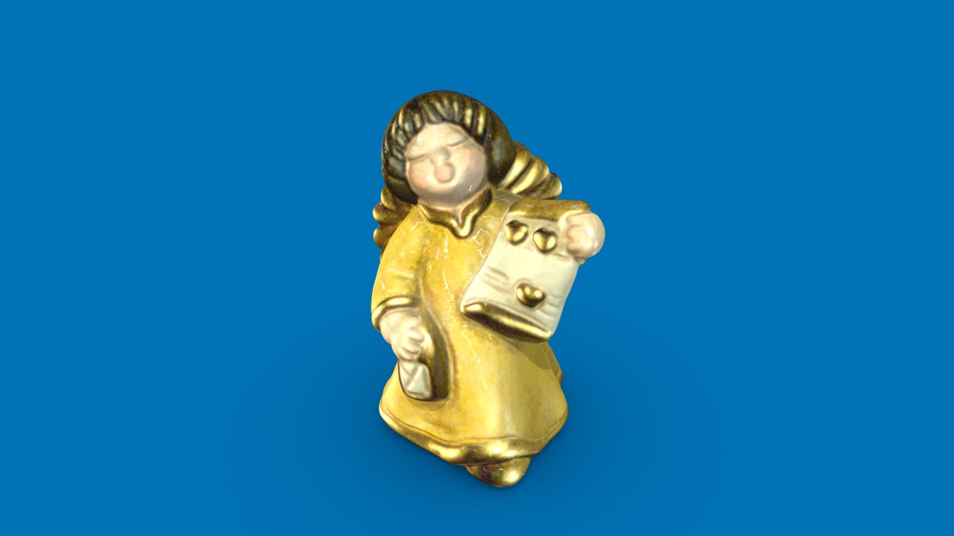 Thun angel with scroll - 3D model by MimmoLagonigro [ef0003c] - Sketchfab