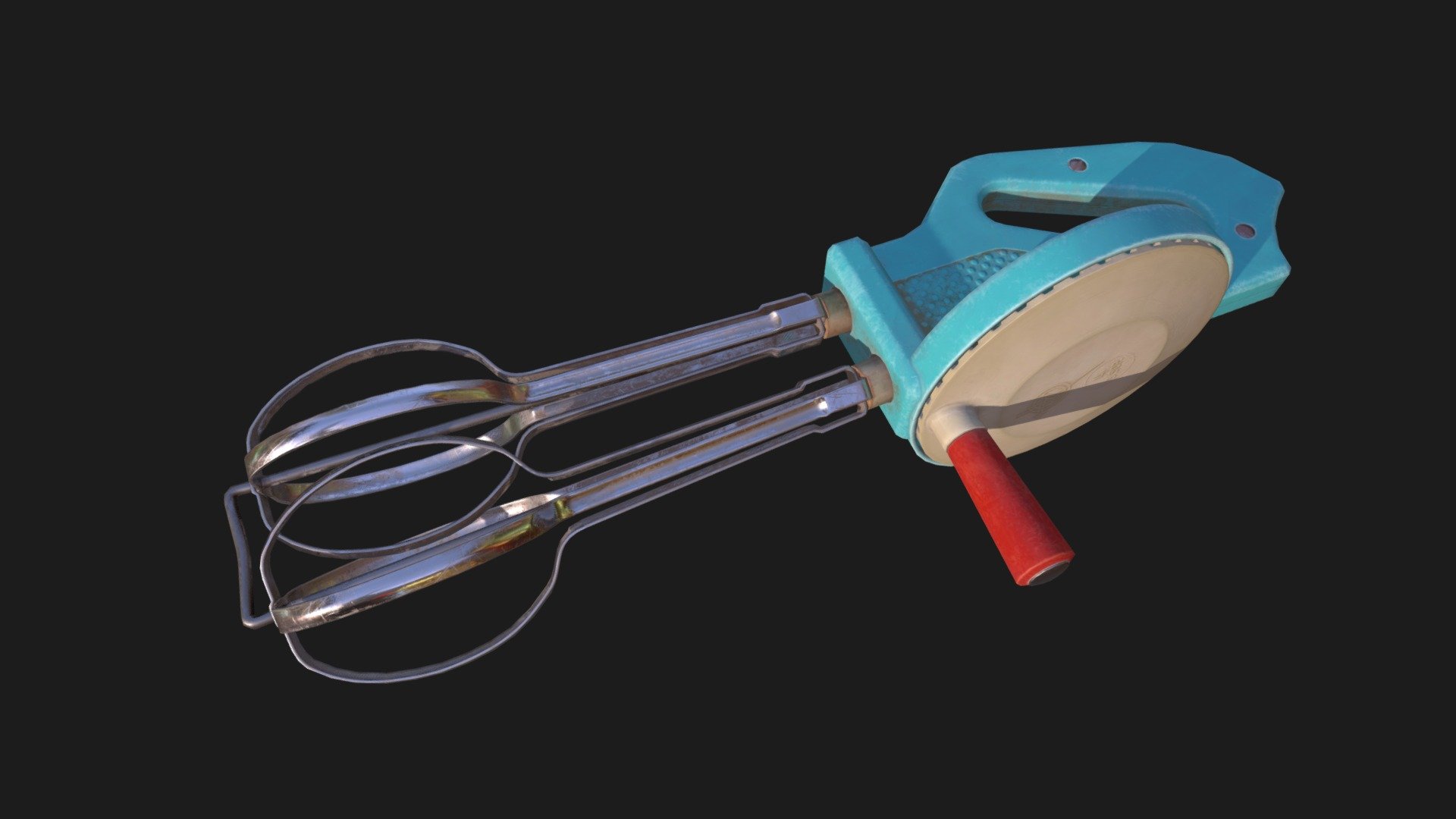 Vintage USSR hand mixer - 3D model by Katrina Engelharta ...