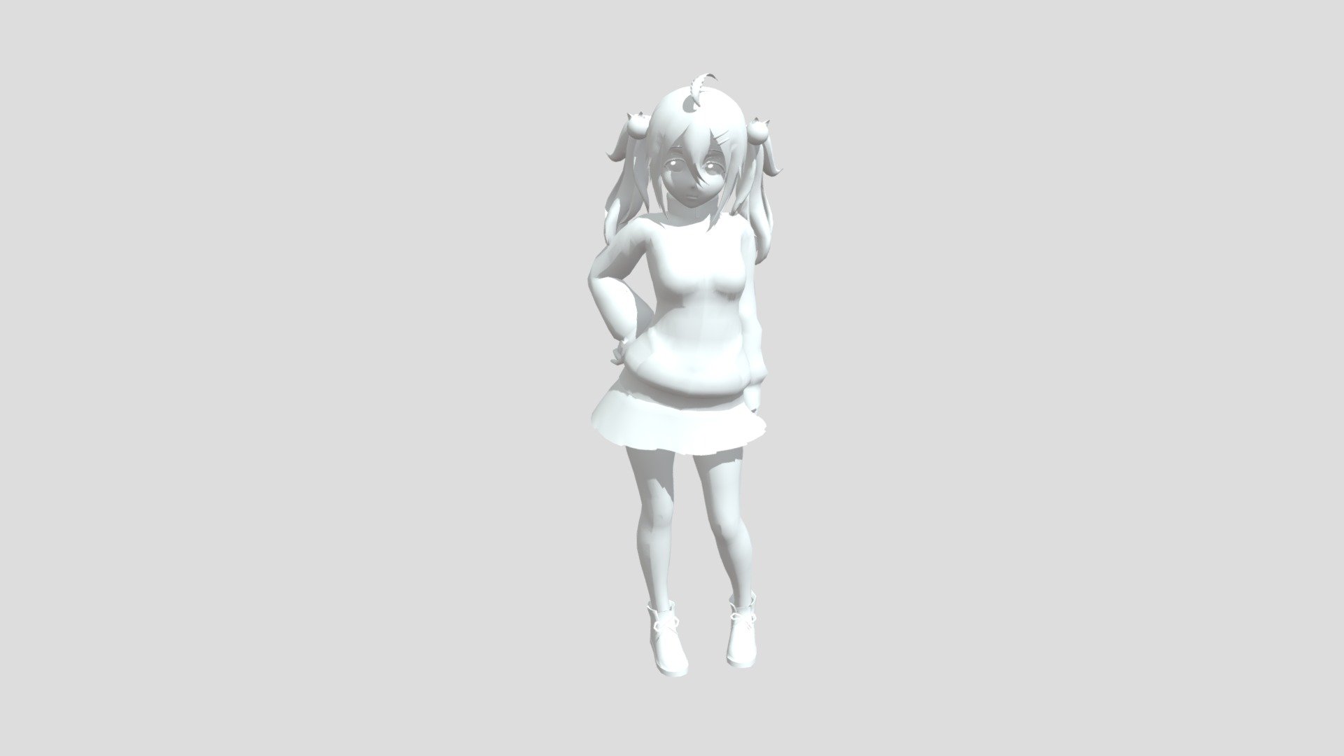cute anime girl - Download Free 3D model by udream studio (@Jesssssie ...