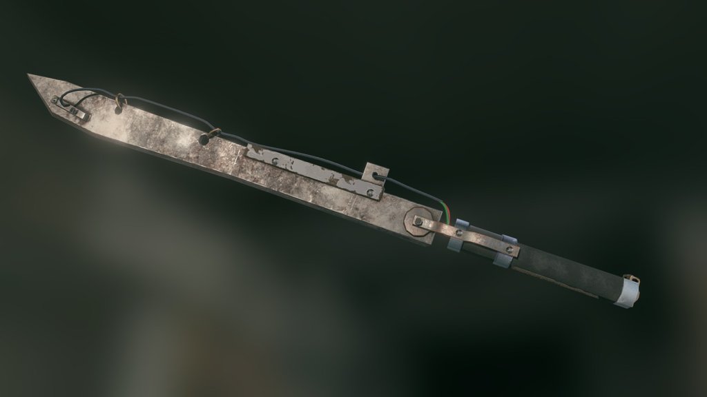 Makeshift machette (sci-fi, but just a bit) - 3D model by Rayco Haex ...