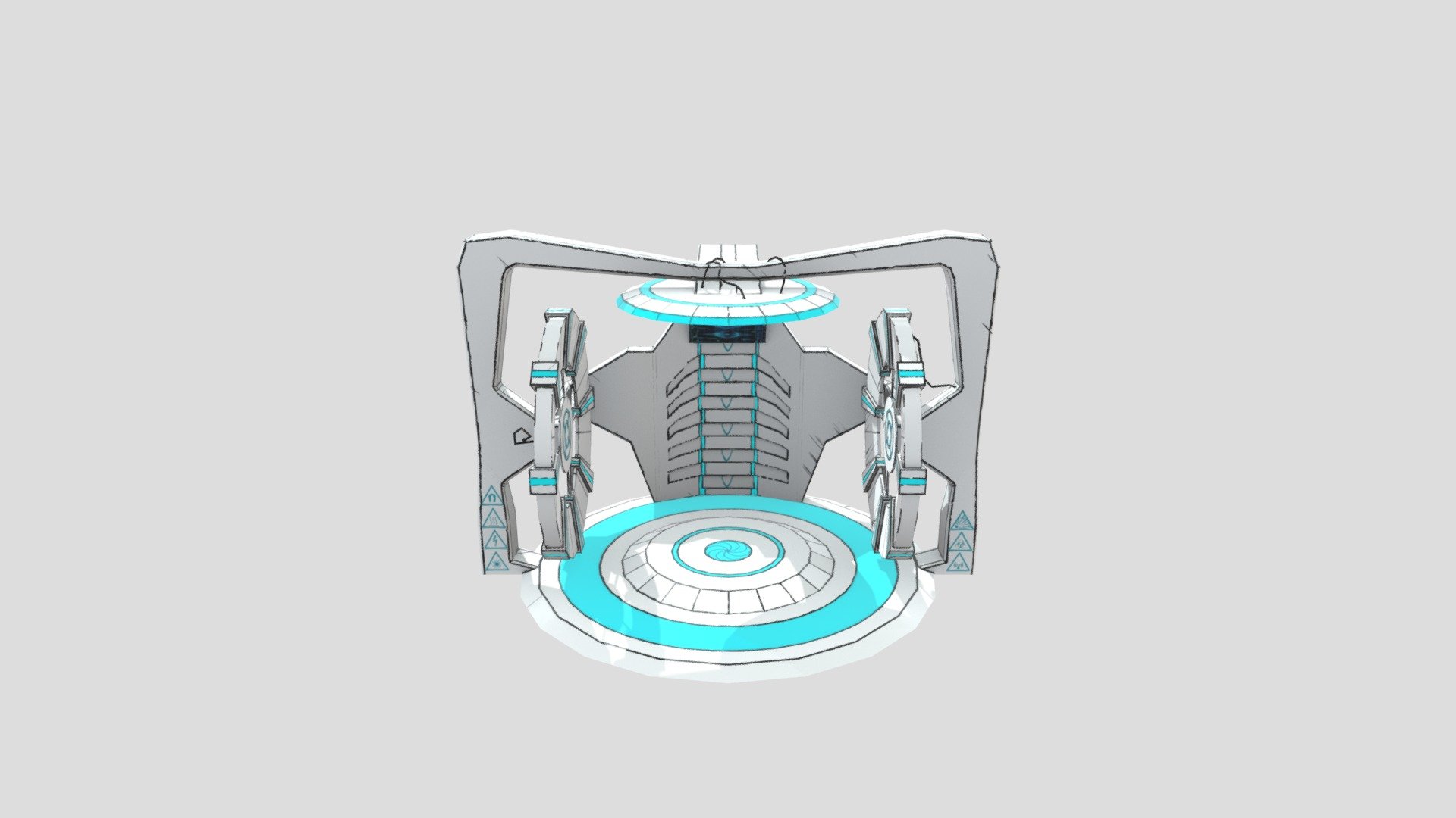 Teleporter - 3D model by DonnoNonno [ef04056] - Sketchfab