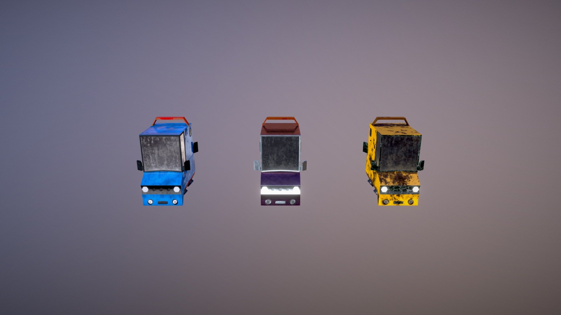 Lowpoly Cars 3 - Download Free 3D model by galax_evan [ef044b7] - Sketchfab