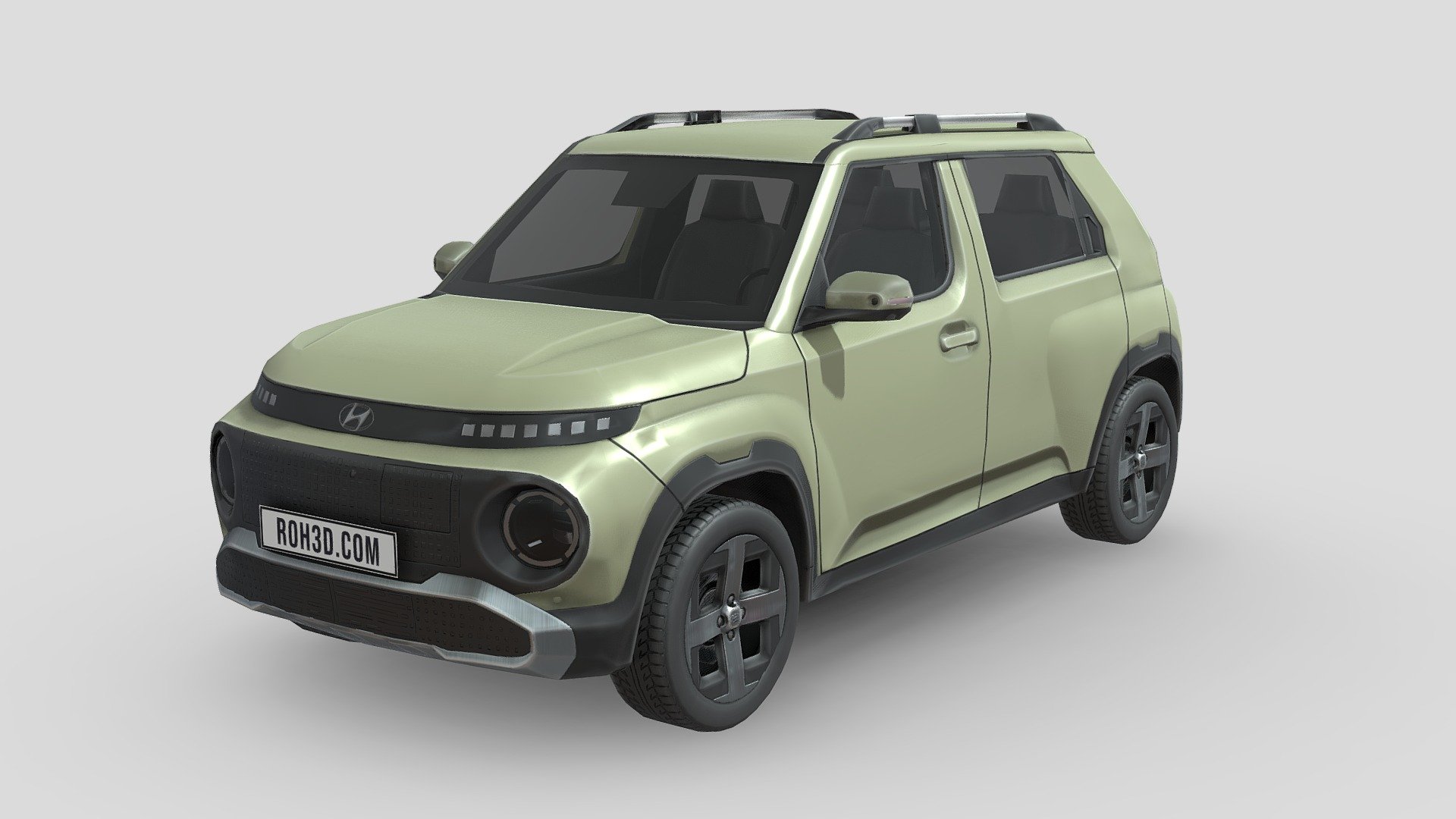 Low Poly Car - Hyundai Inster 2025 - 3D model by ROH3D [ef05a2c ...