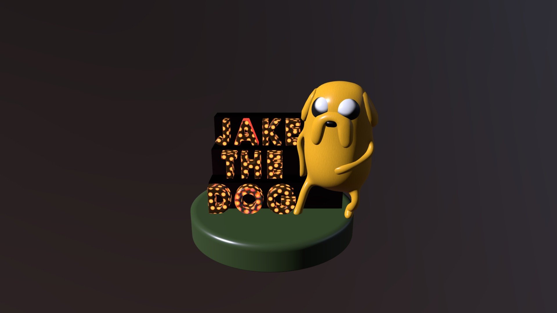 Jake the Dog - 3D model by luckeys_oficial [ef05d25] - Sketchfab
