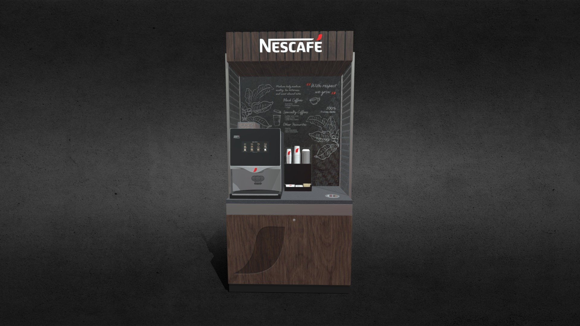 Nescafe Coffee Vending Machine - 3D model by shoyaib_alam (@shoyaib080 ...