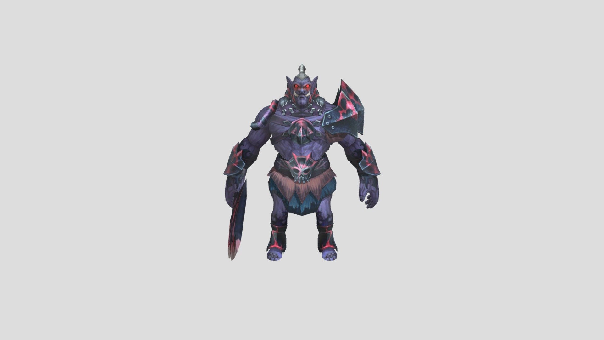 Monster_ Orc_ Cos18 Undead King's raid - Download Free 3D model by ...