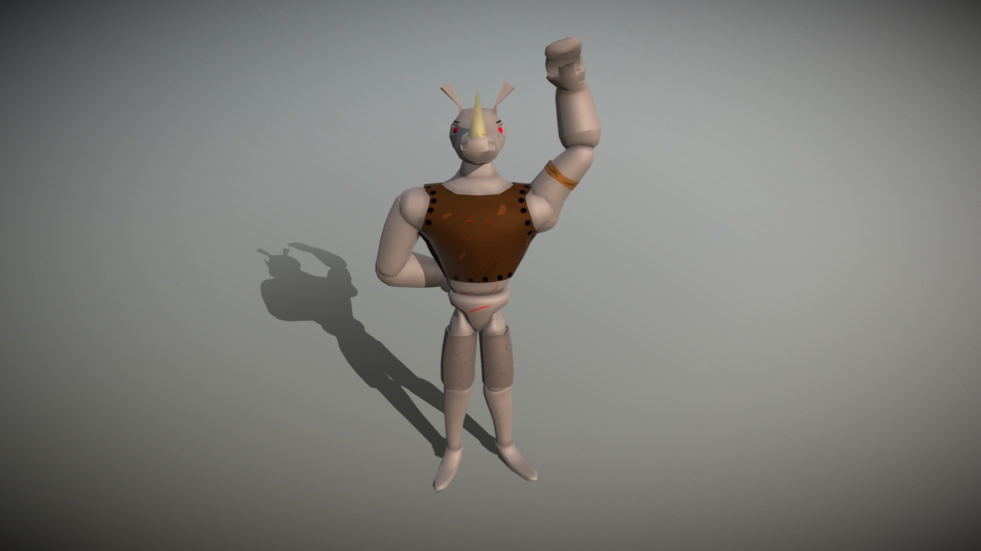 finalised rhino model - 3D model by lachlantrask [ef091bd] - Sketchfab