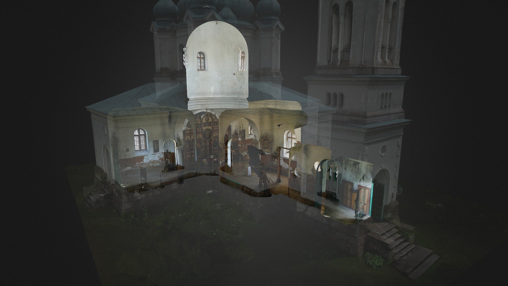 Tornimäe Neitsi Maria Kaitsmise kirik seest - 3D model by 3Di ...