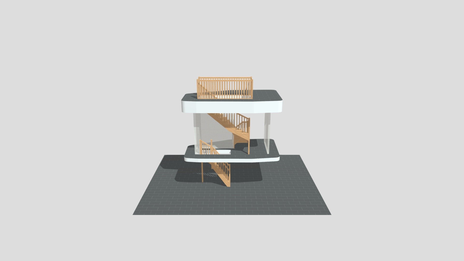 Niitv lja talu trepid joonis - 3D model by Baltic Wood Partners ...